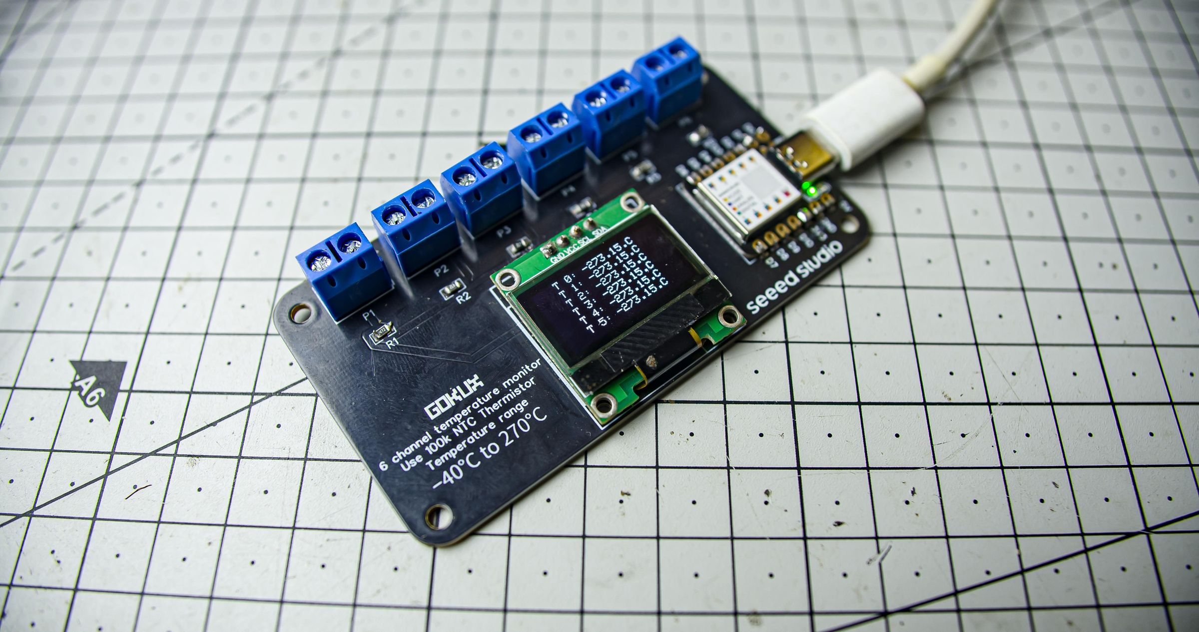 6 Channel Temperature Meter : 7 Steps - Instructables