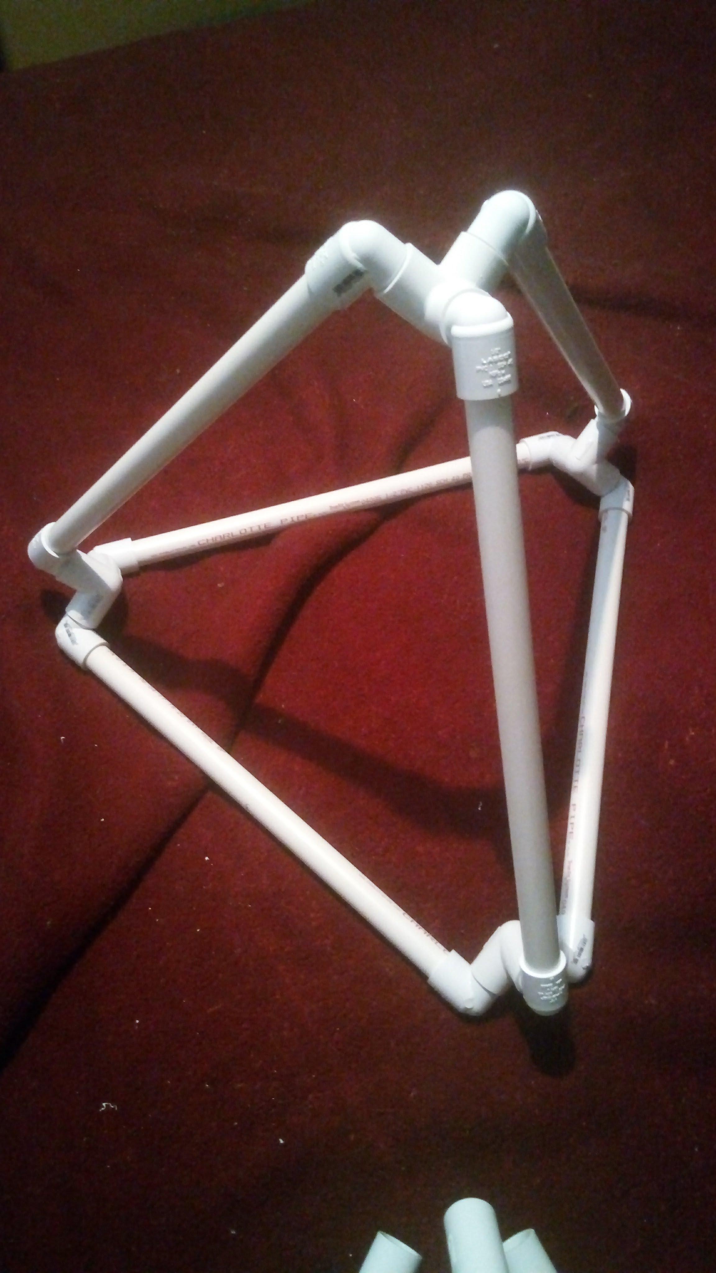 PVC Pipe Tetrahedron : 3 Steps - Instructables