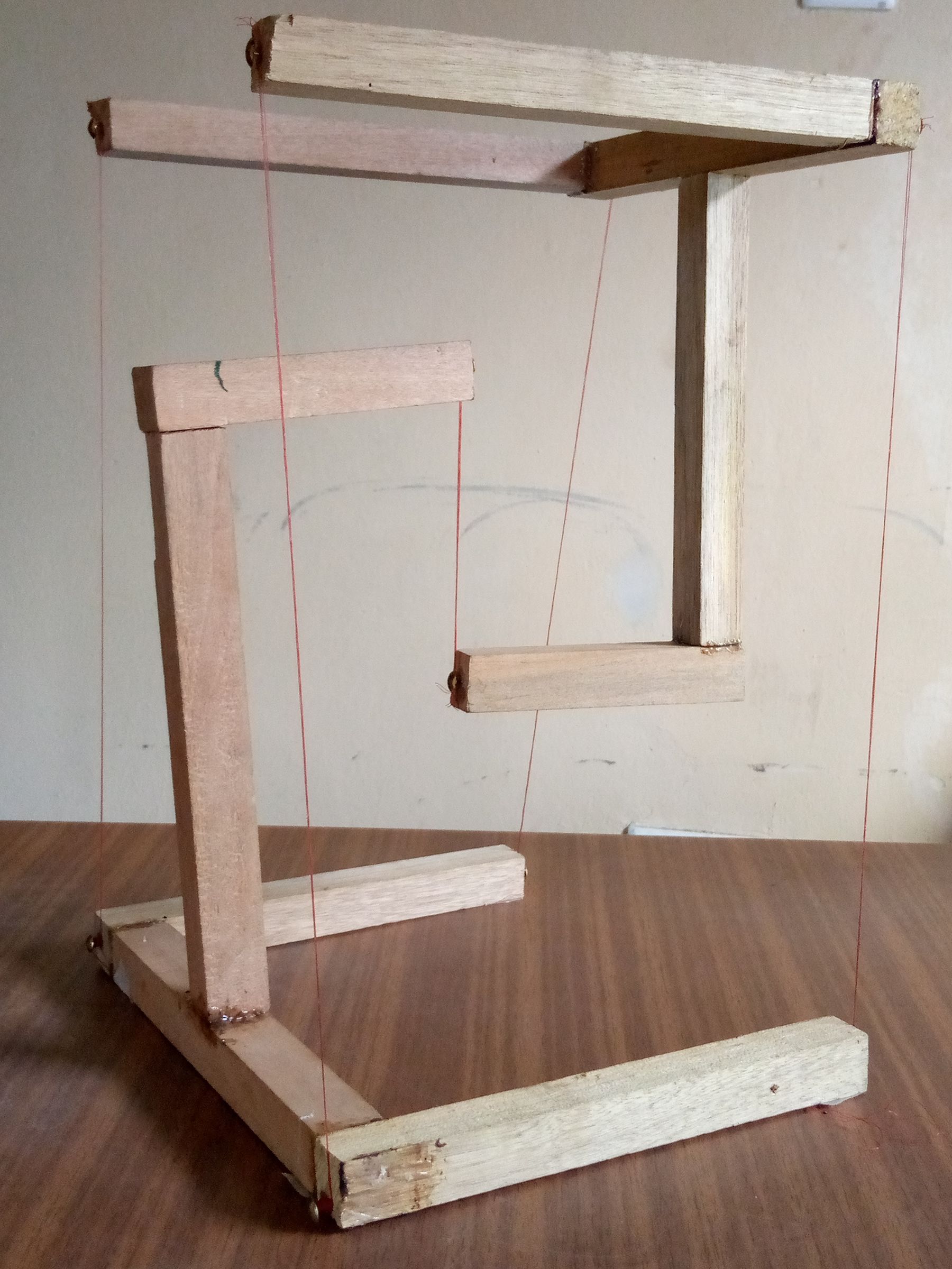 Scraps and Physics of a Tensegrity Structure : 12 Steps - Instructables