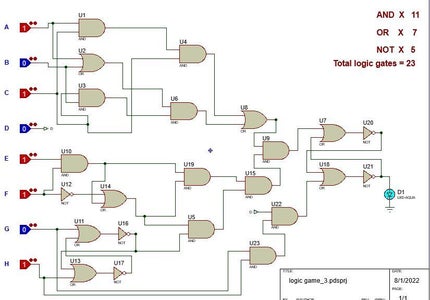 Logic Game Using Digital Logic Gates : 3 Steps (with Pictures ...