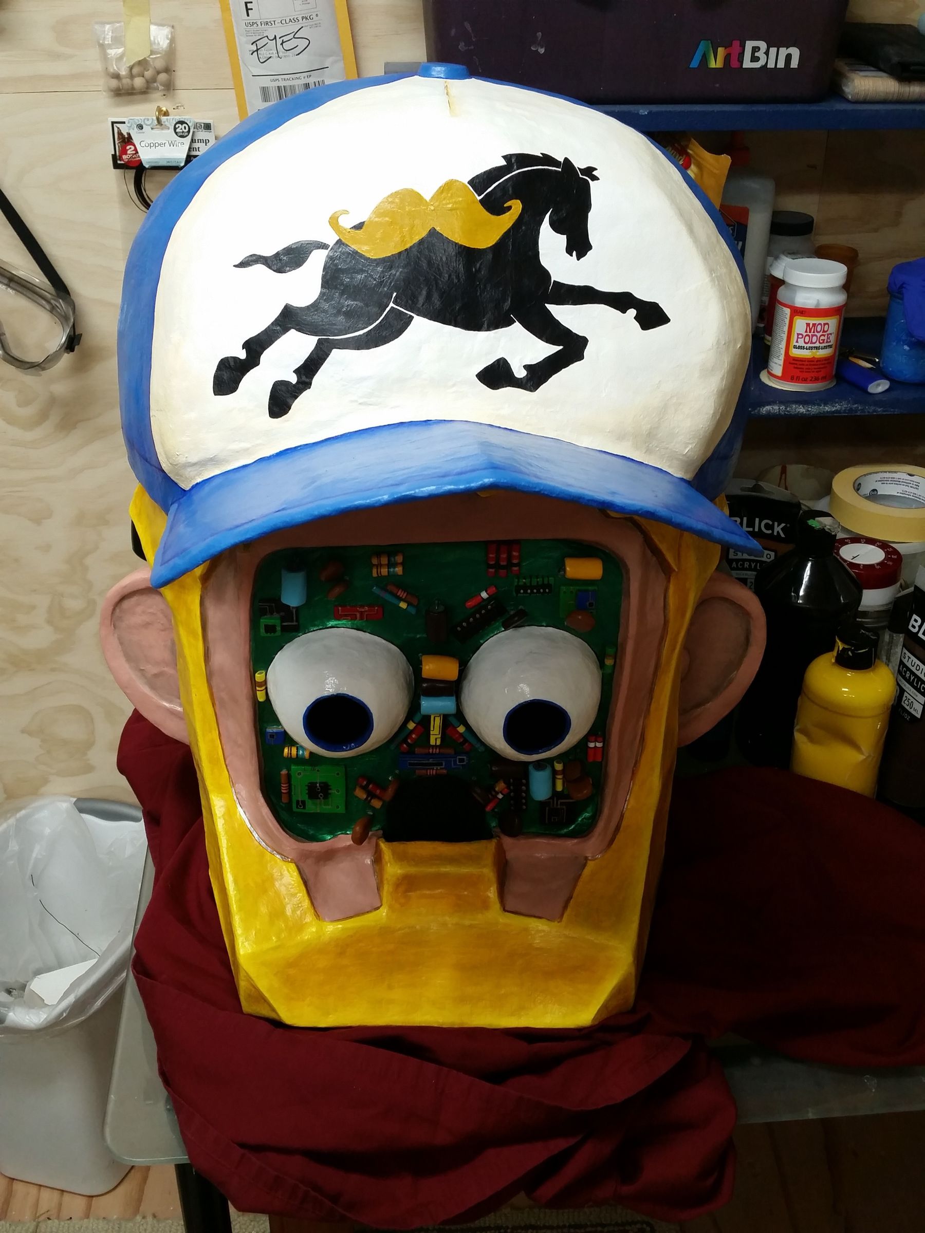 Robot Redneck Mask : 10 Steps (with Pictures) - Instructables