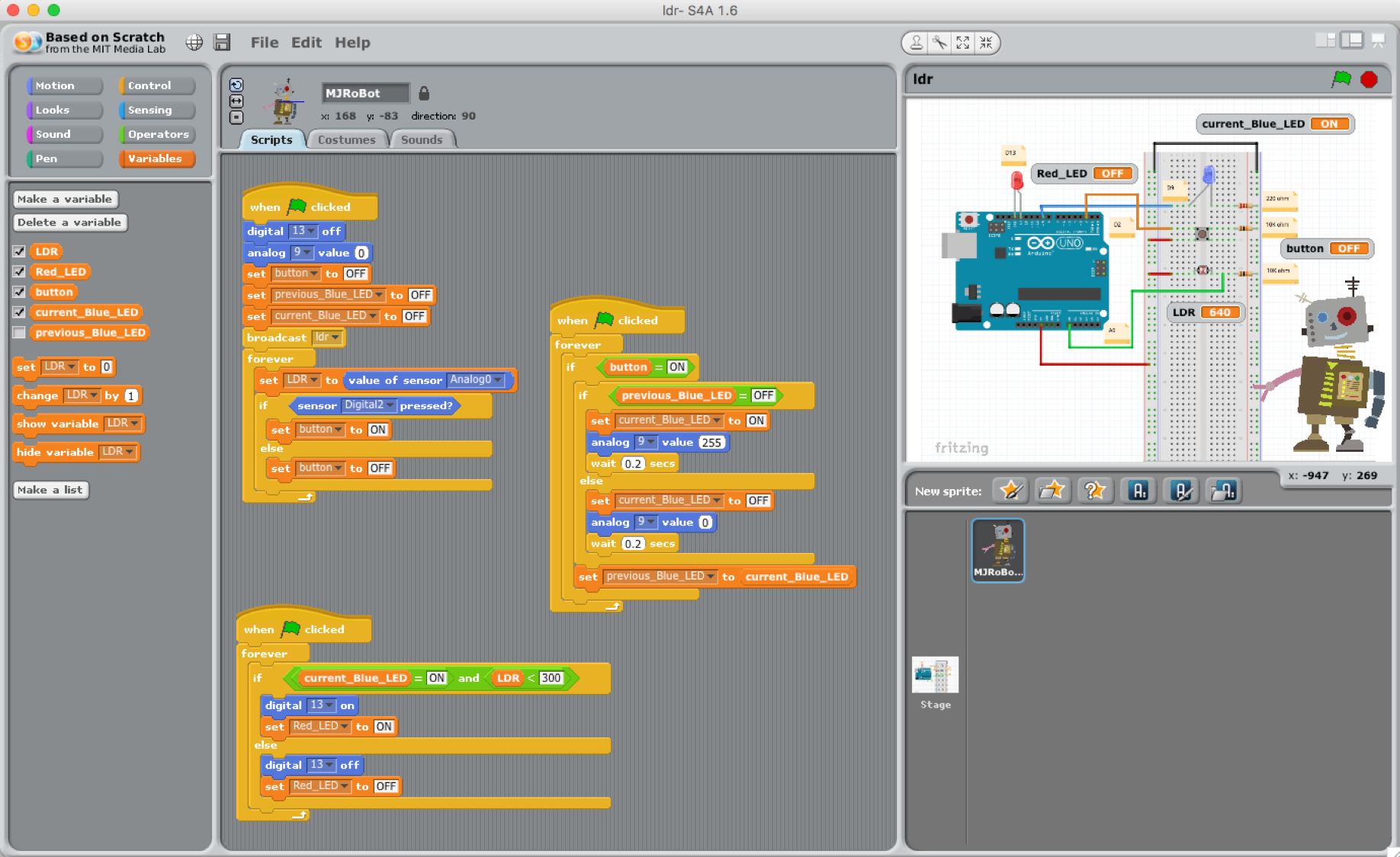 Physical Computing - Scratch for Arduino : 12 Steps (with Pictures ...