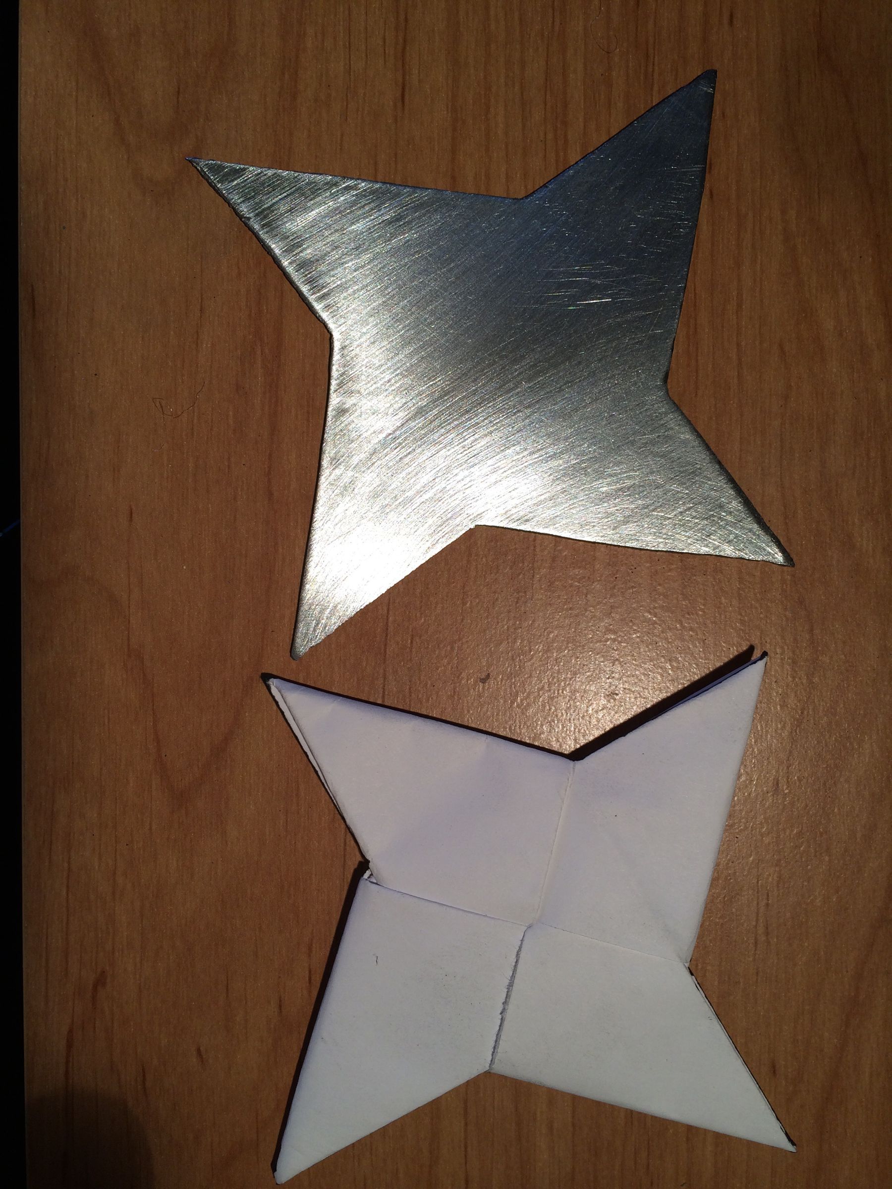 Easy Paper/Metal Ninja Star : 10 Steps - Instructables