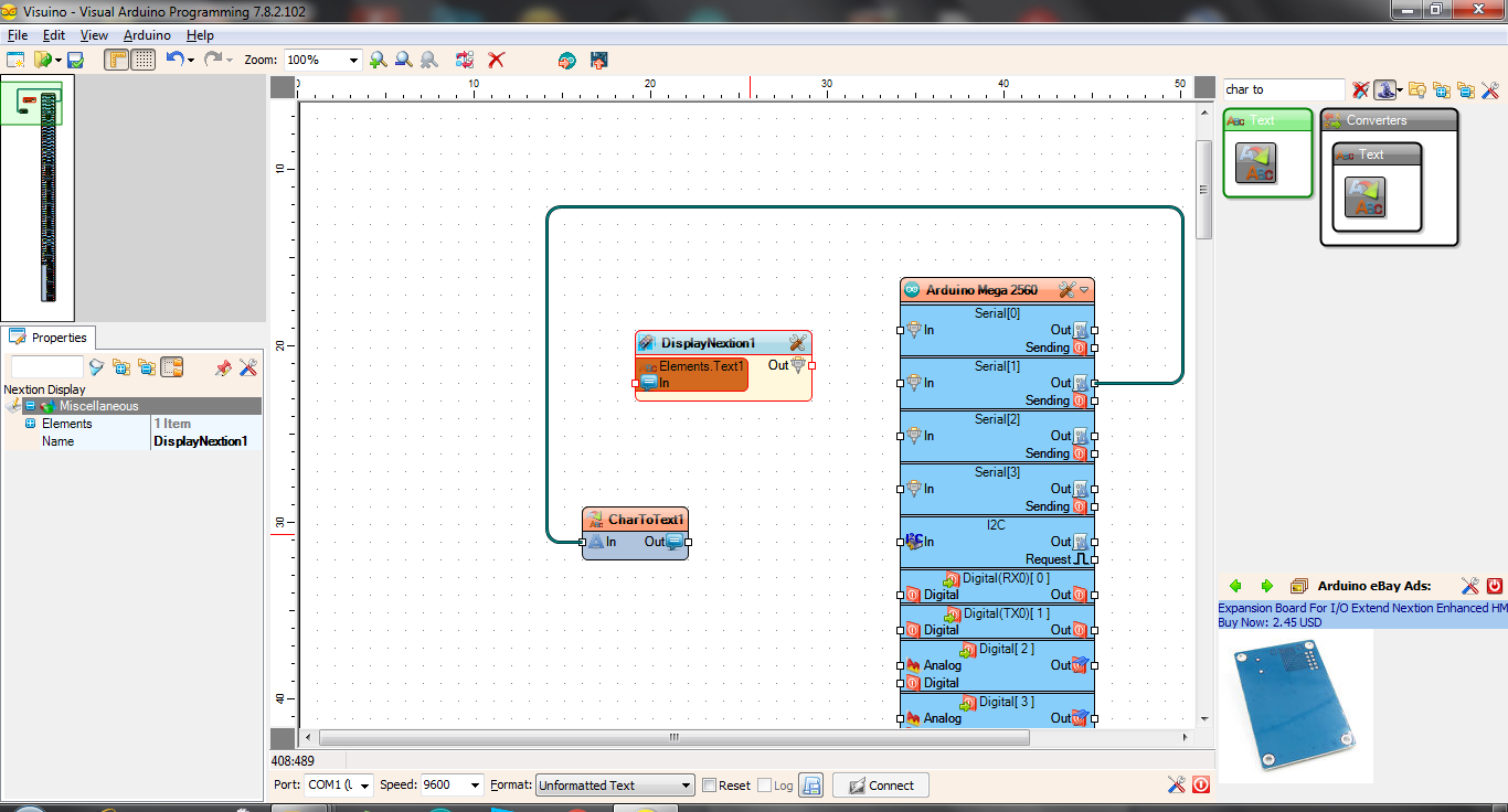 Visuino: Fingerprint Sensor With Nextion Display : 8 Steps (with ...
