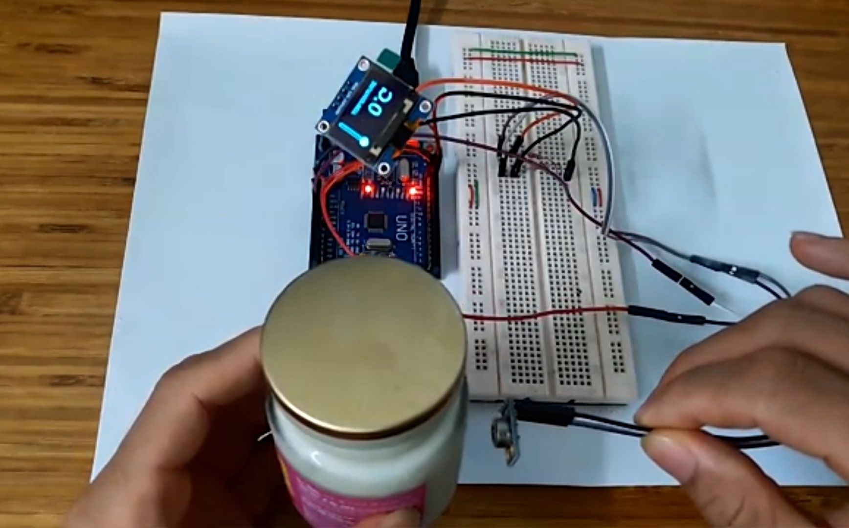 Arduino Based Non Contact Infrared Thermometer | IR Based Thermometer ...