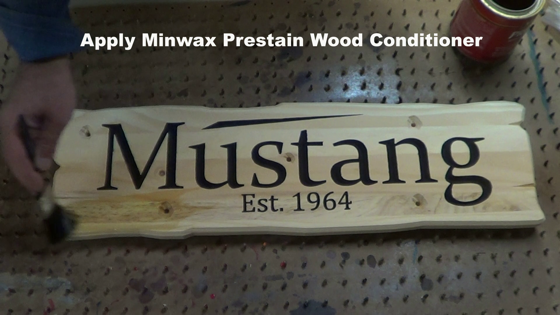 Mustang Sign on CNC : 8 Steps - Instructables