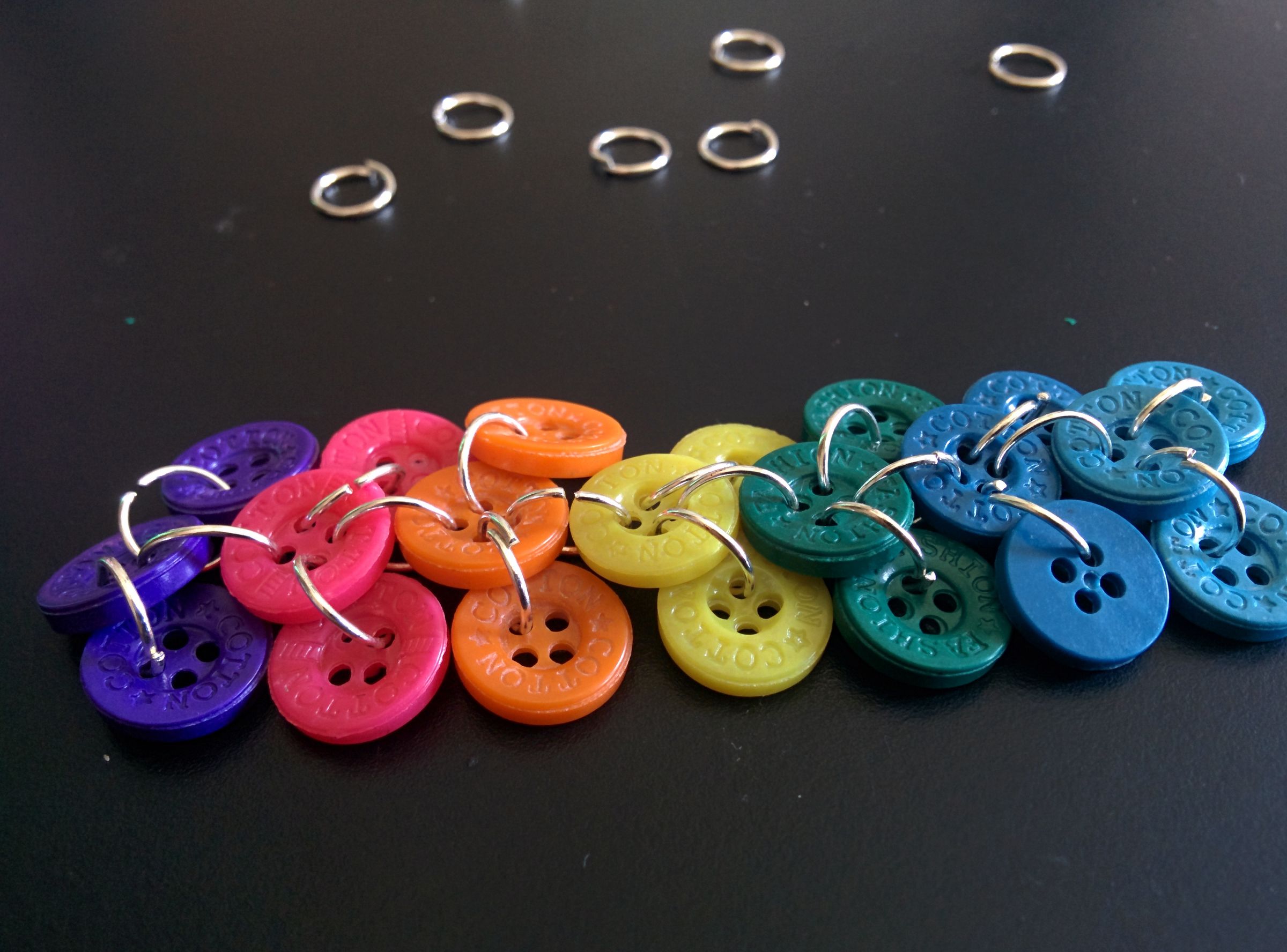 How to Make Rainbow Button Cluster Earrings Easily : 4 Steps (with ...