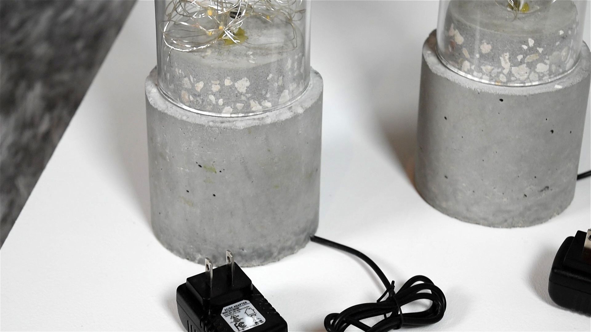 DIY Concrete Lamp - LED String Light : 9 Steps (with Pictures ...