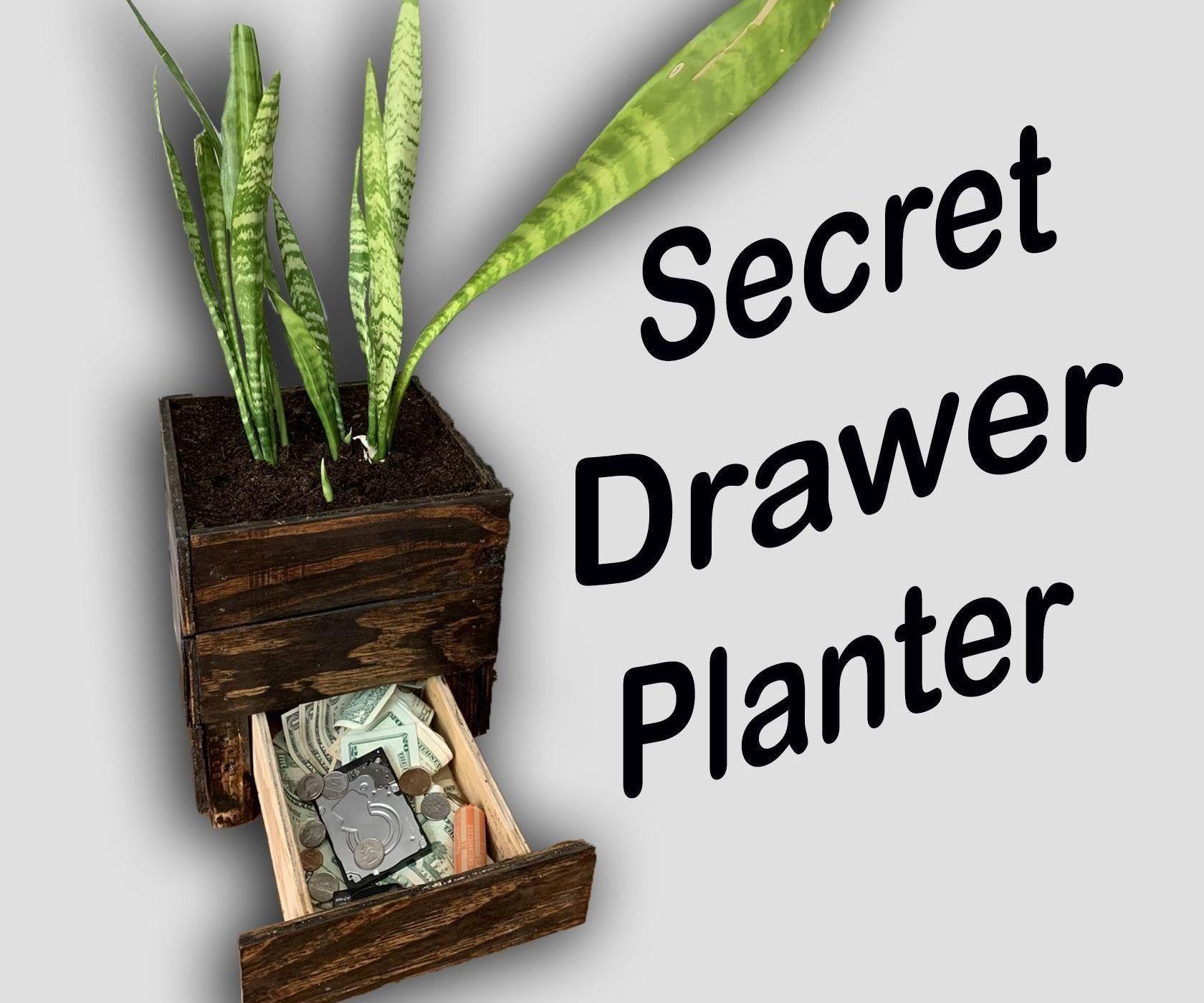 Secret Drawer Wood Planter : 10 Steps (with Pictures) - Instructables
