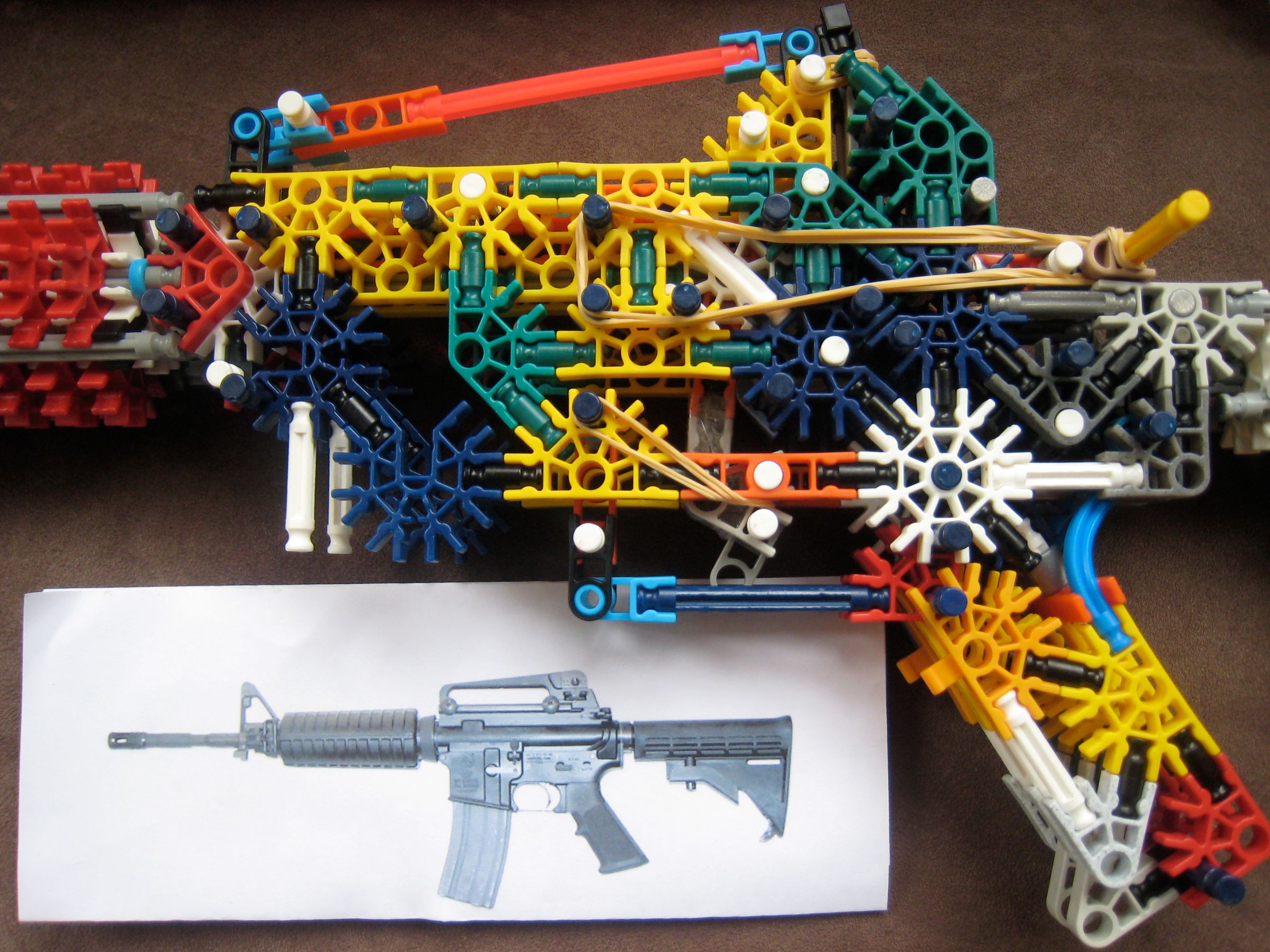 Knex M4 Carbine - Instructables