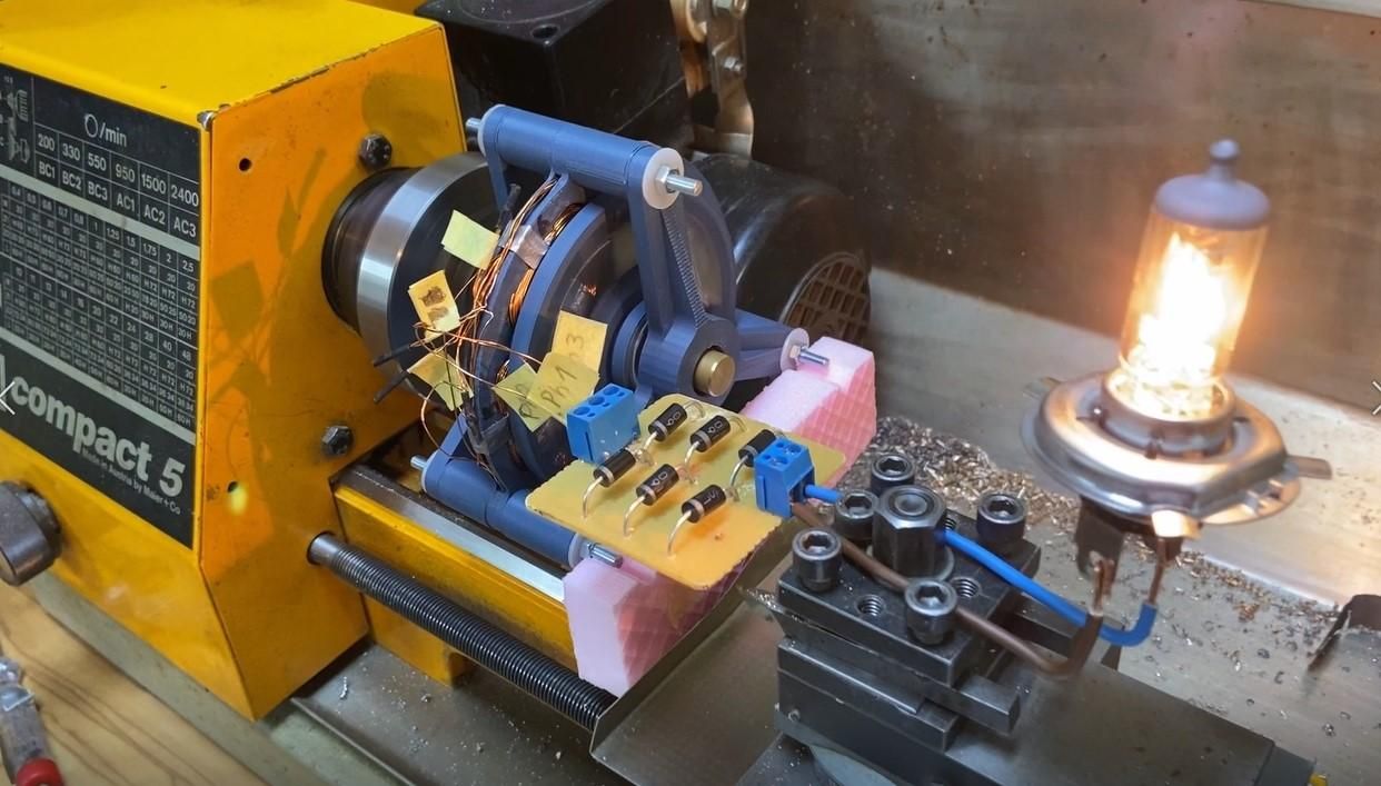 3D Printed Generator and How It Works. : 9 Steps - Instructables