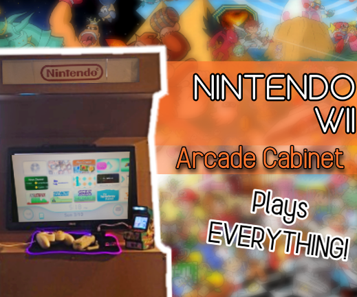 CNC Arcade Cabinet - Built From a Nintendo Wii! : 22 Steps (with ...