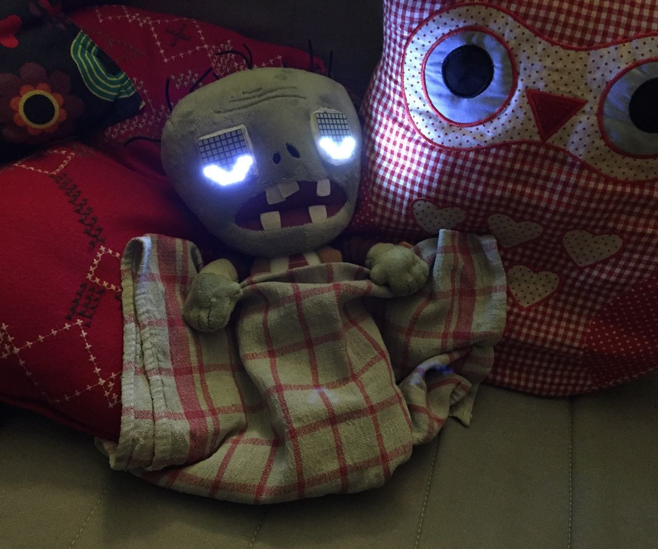 Animated LED Zombie Plush Toy : 7 Steps (with Pictures) - Instructables