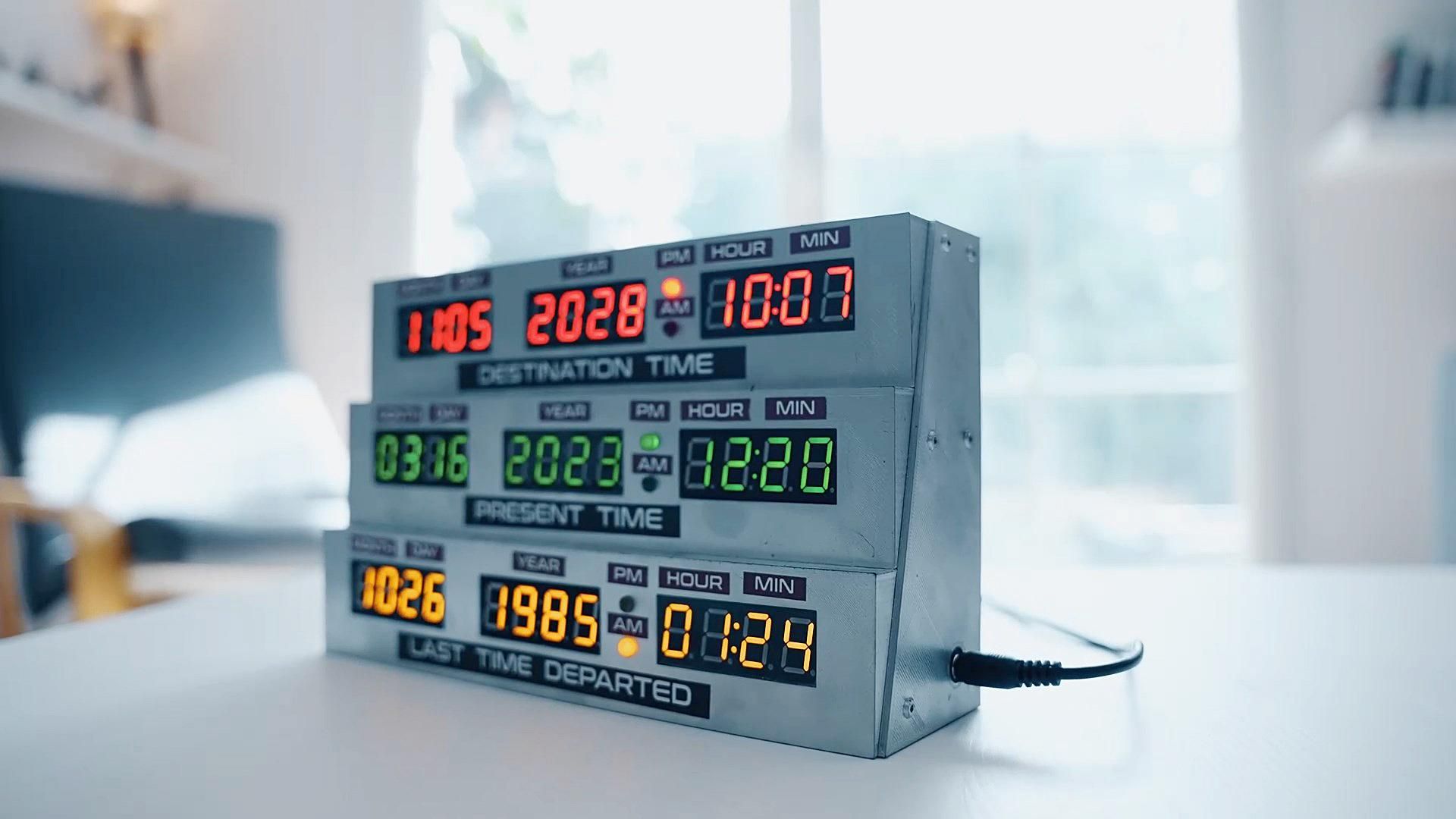 Back to the Future Clock - WIFI EDITION : 13 Steps (with Pictures ...