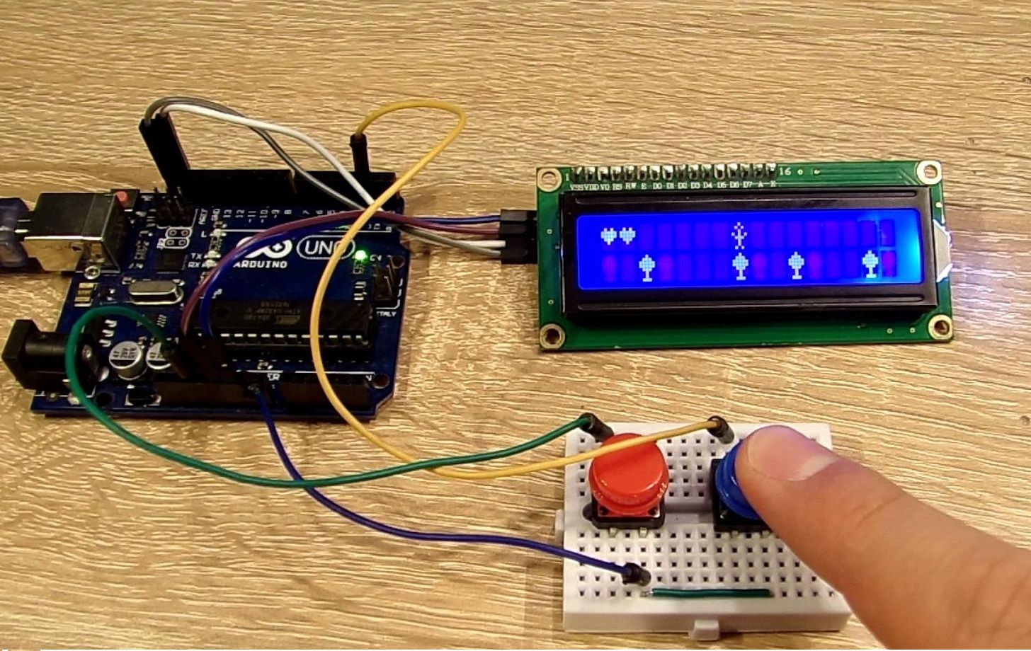 JumpMan Game Arduino HD44780 I2c : 4 Steps - Instructables
