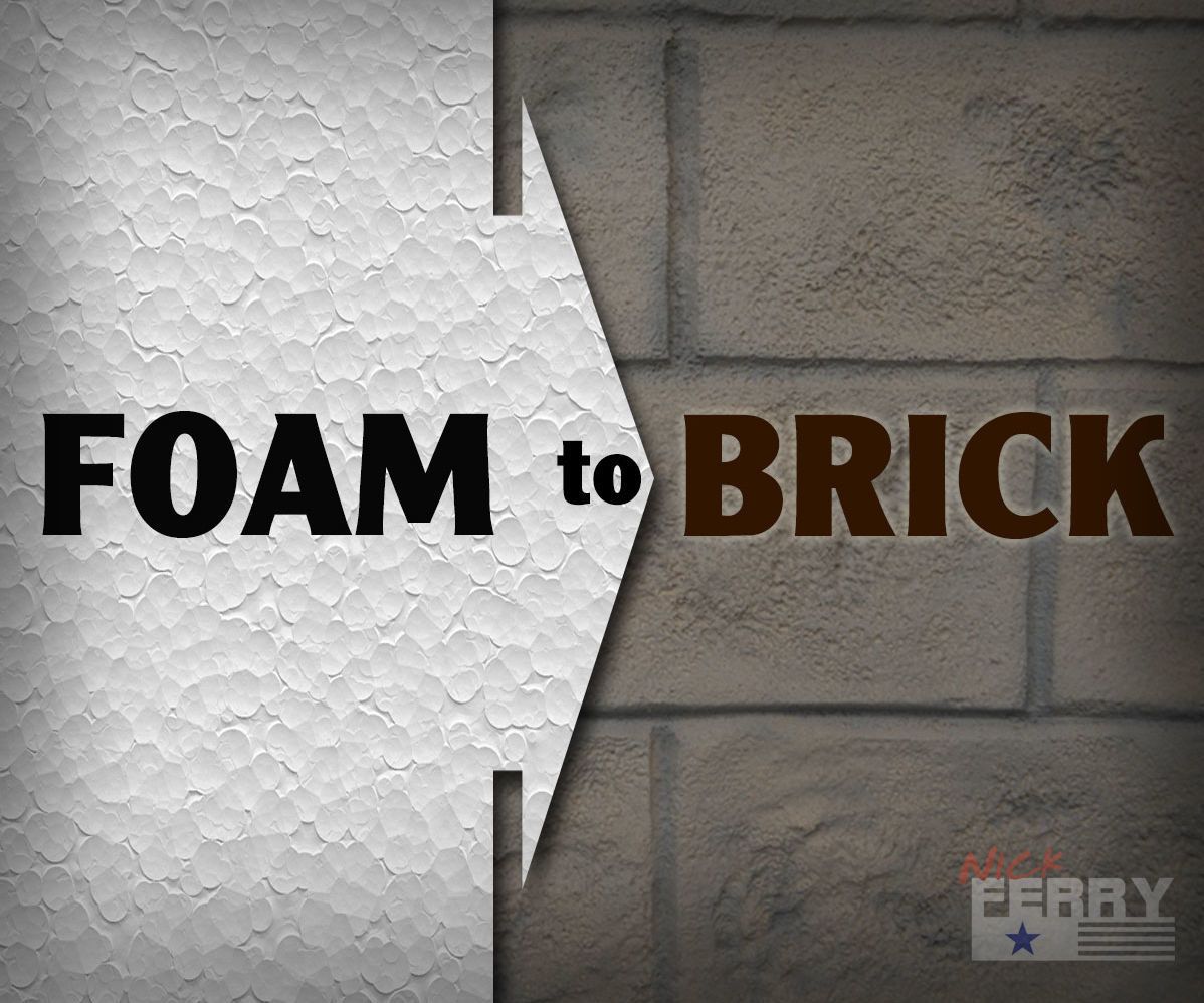 How to Make Styrofoam Look Like Brick : 5 Steps (with Pictures ...