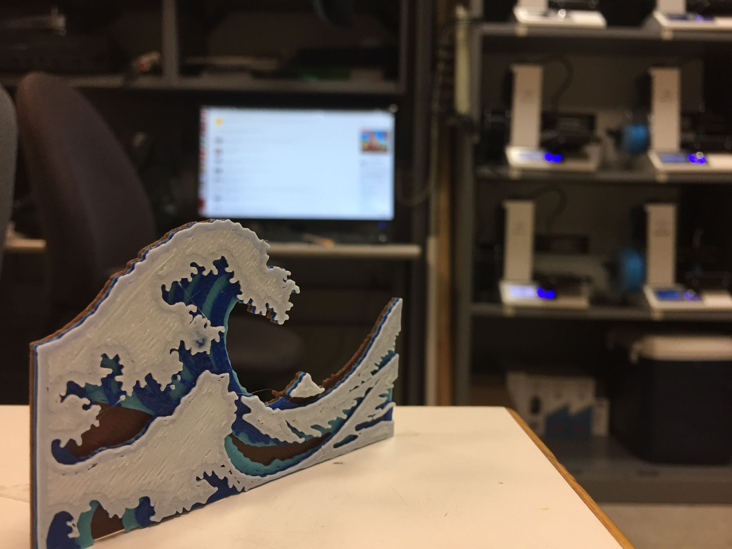 "The Wave" Painting 3D Printed : 6 Steps (with Pictures) - Instructables