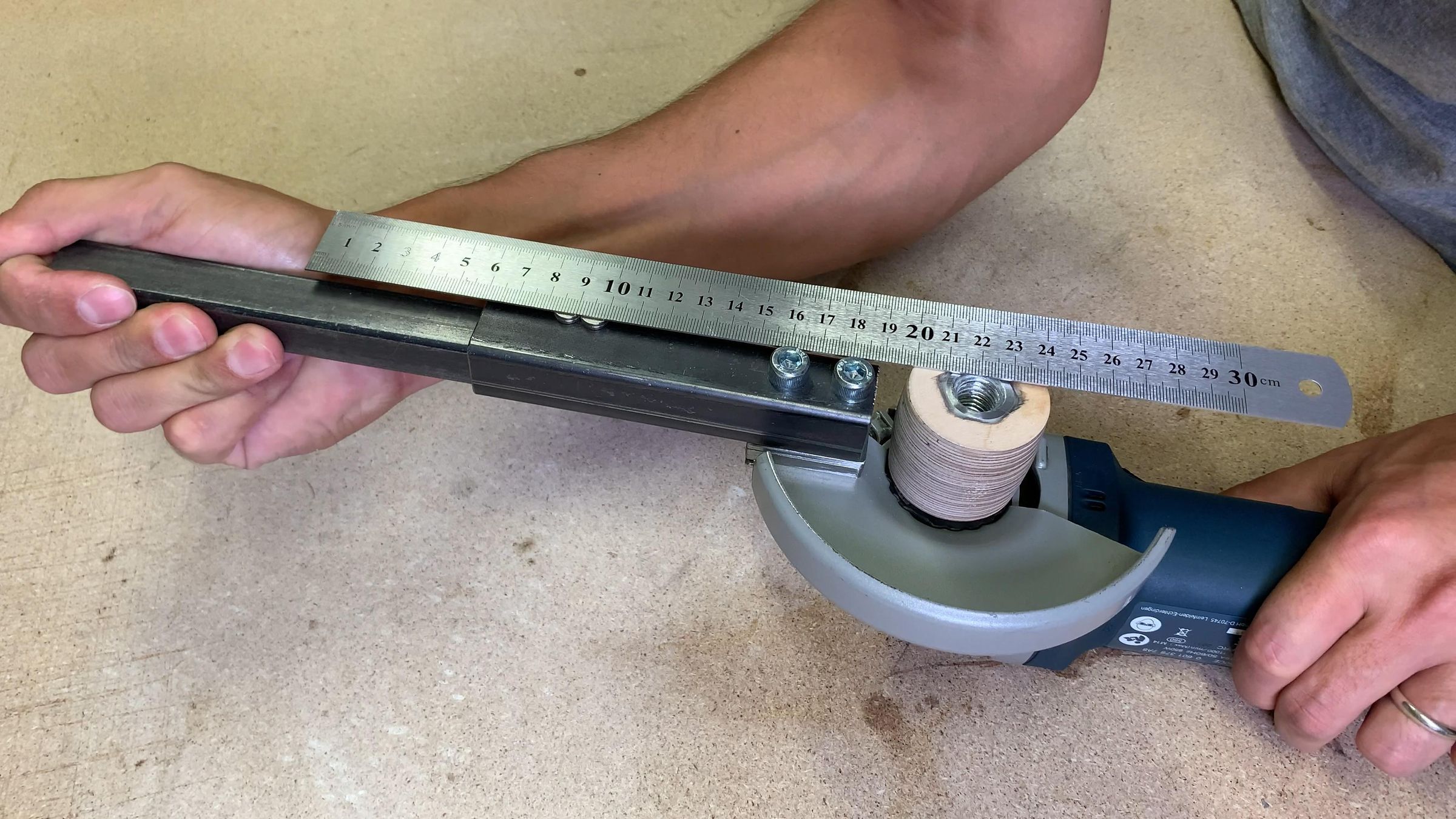 A Power File From an Angle Grinder : 15 Steps (with Pictures ...