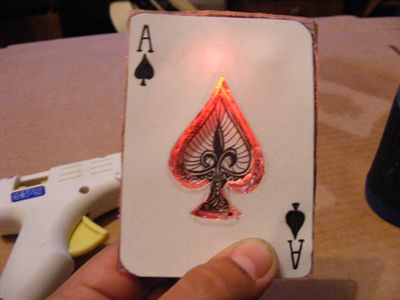 X-Men Series - Gambit - Make a Glowing Playing Card : 8 Steps (with ...