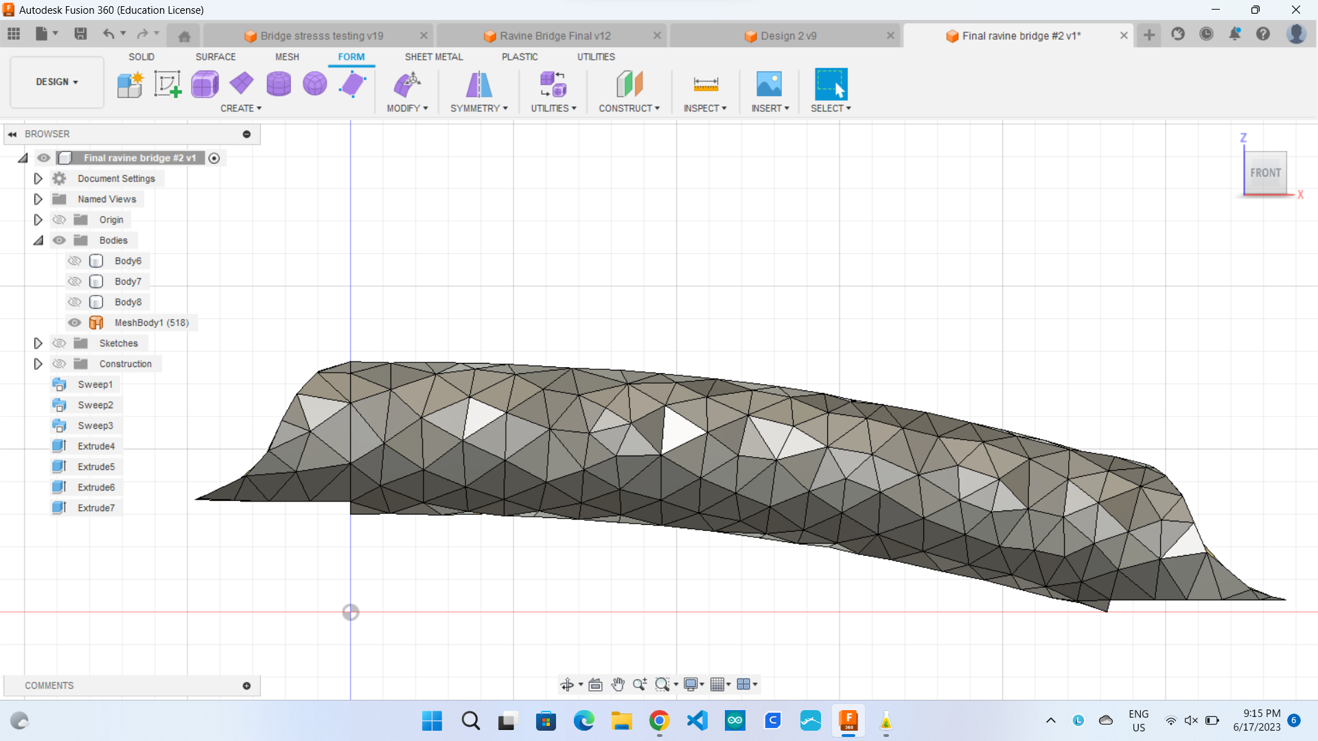 Voronoi Pedestrian Bridge : 22 Steps (with Pictures) - Instructables