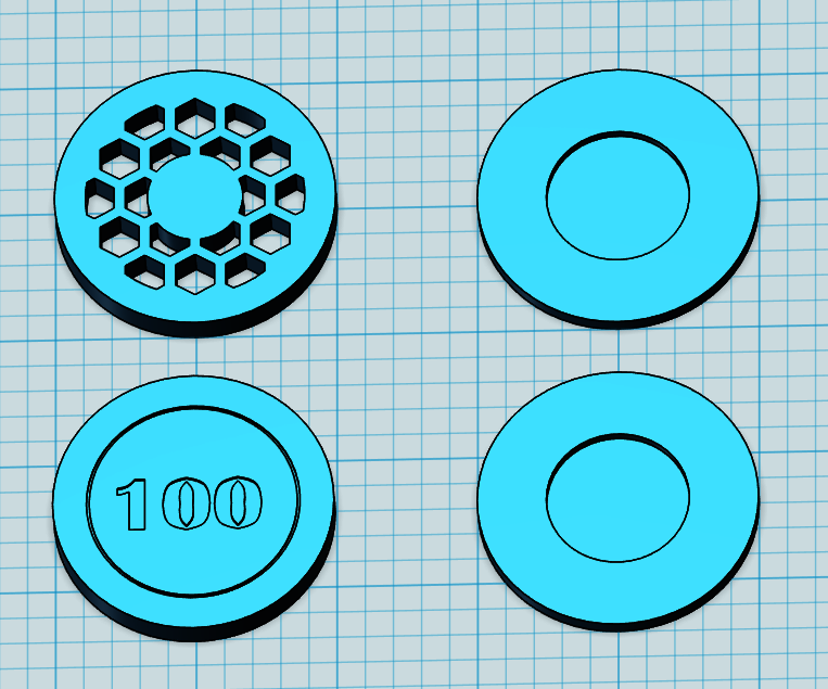 3D Printed Webbed Poker Chip : 4 Steps - Instructables