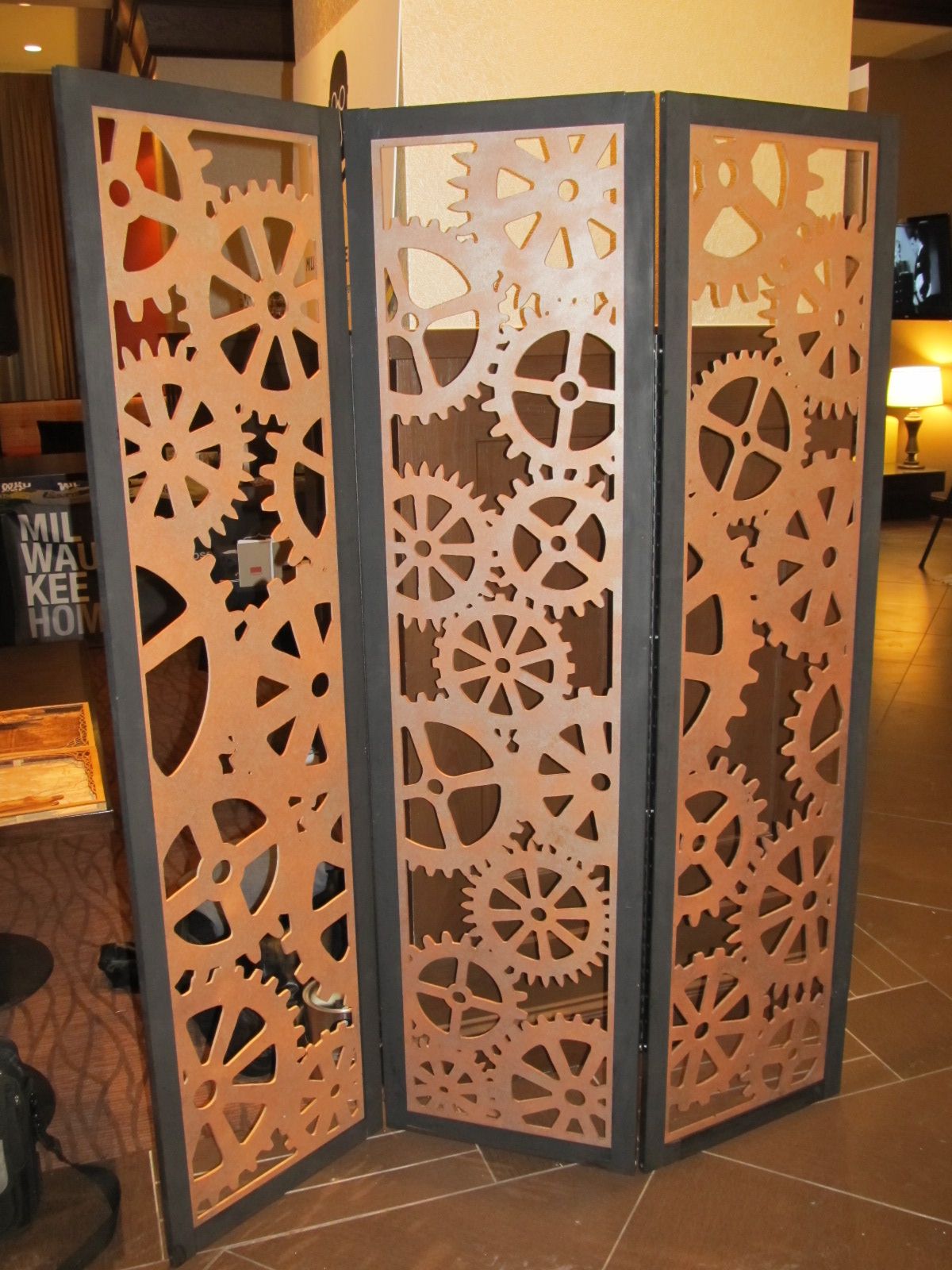 Steampunk Tri-Fold Room Divider - Instructables