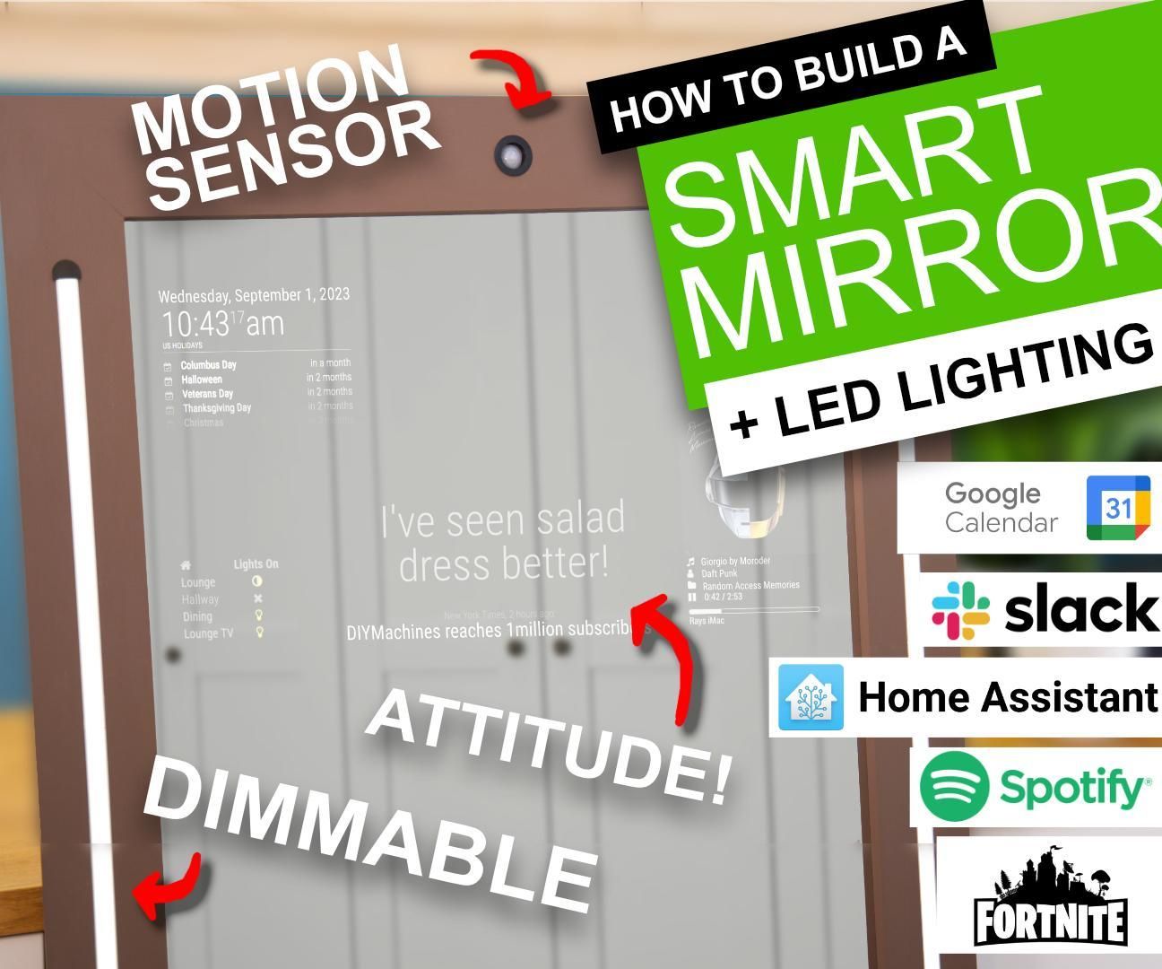 Build a DIGITAL MAGIC MIRROR : 28 Steps (with Pictures) - Instructables