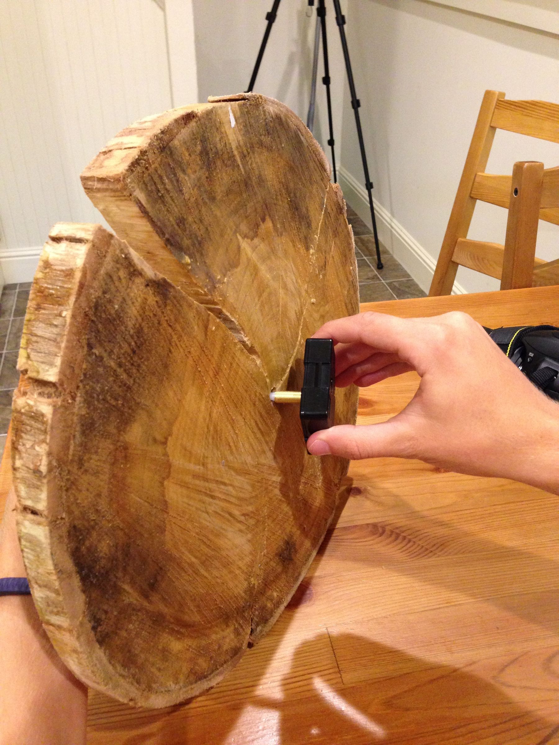 Wooden Stump Wall Clock : 8 Steps - Instructables