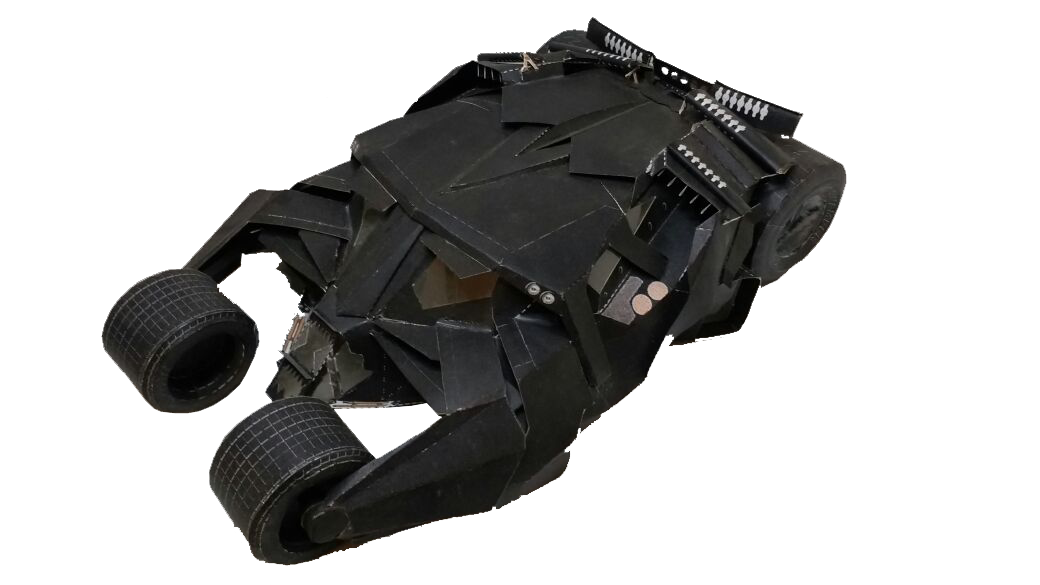 Paper Batmobile - "The Tumbler" From Nolan's Batman : 4 Steps (with ...