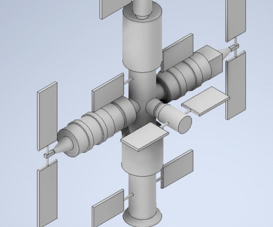 How to Make a Basic Space Station Model in Autodesk Inventor : 15 Steps ...