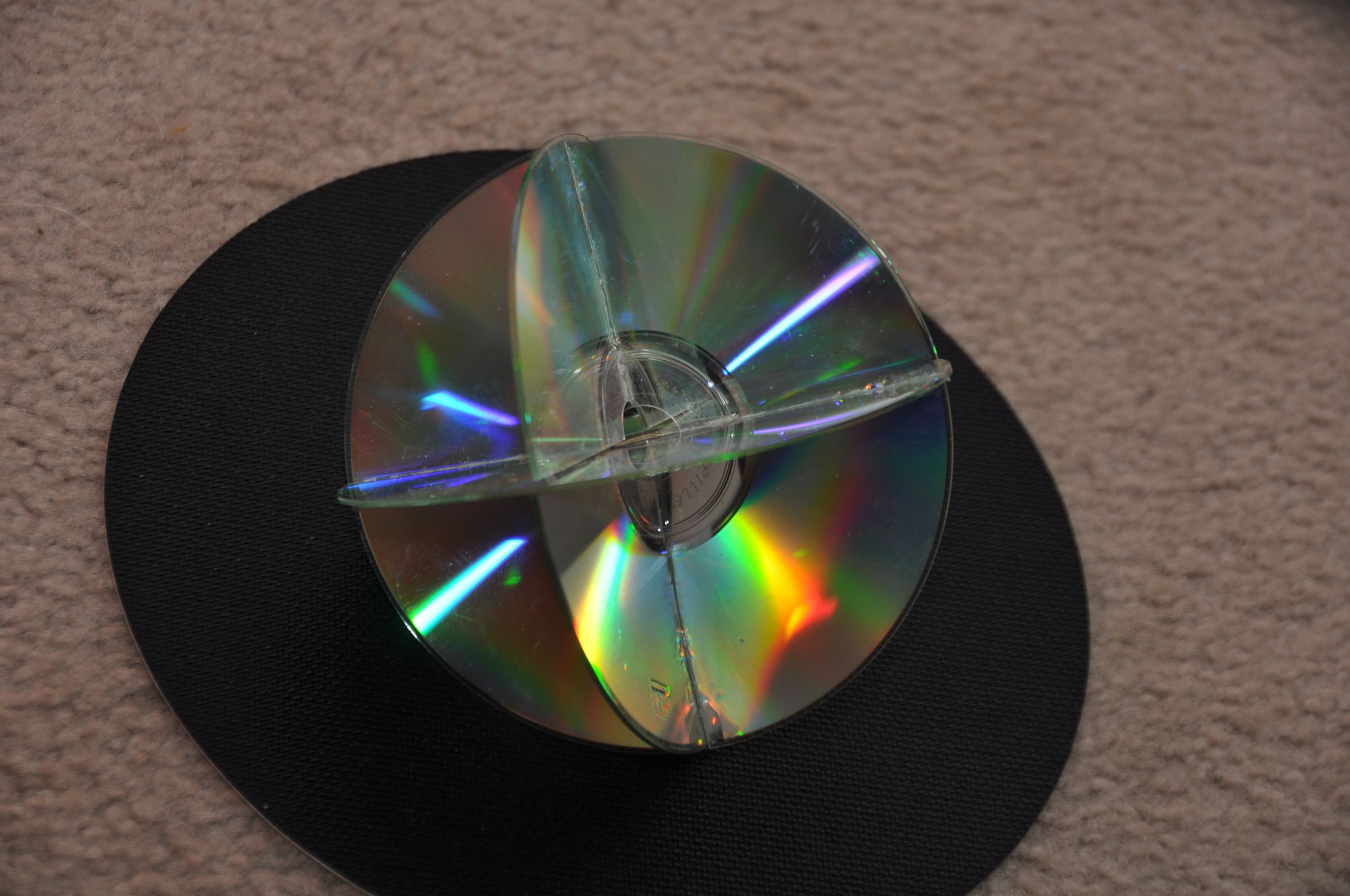 Really Lightweight Radar Reflector Built With CDs : 4 Steps - Instructables