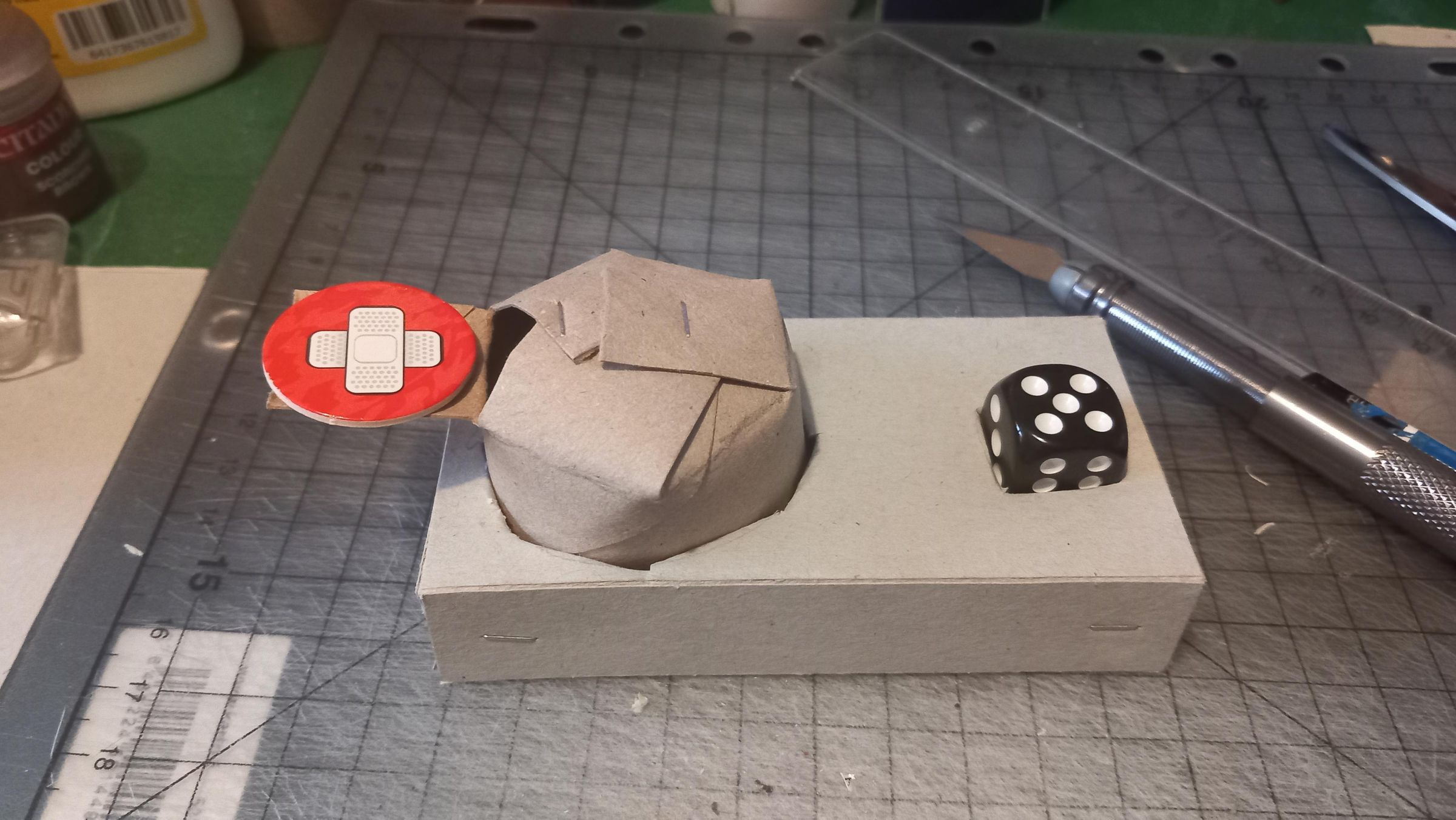 Cardboard Tank With a Rotating Turret (for TONKS) : 9 Steps - Instructables