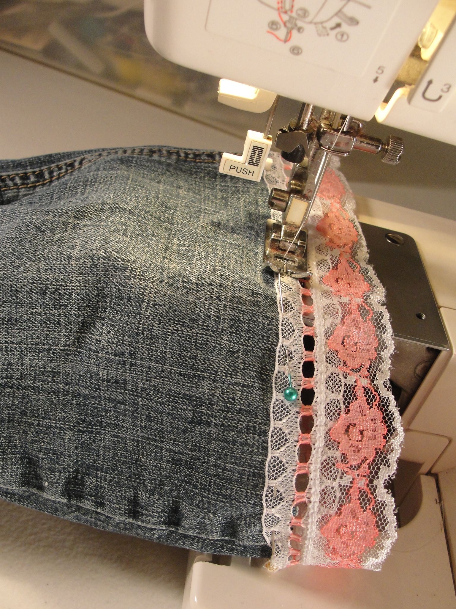 Colorful, Cut Jeans Modification : 5 Steps (with Pictures) - Instructables