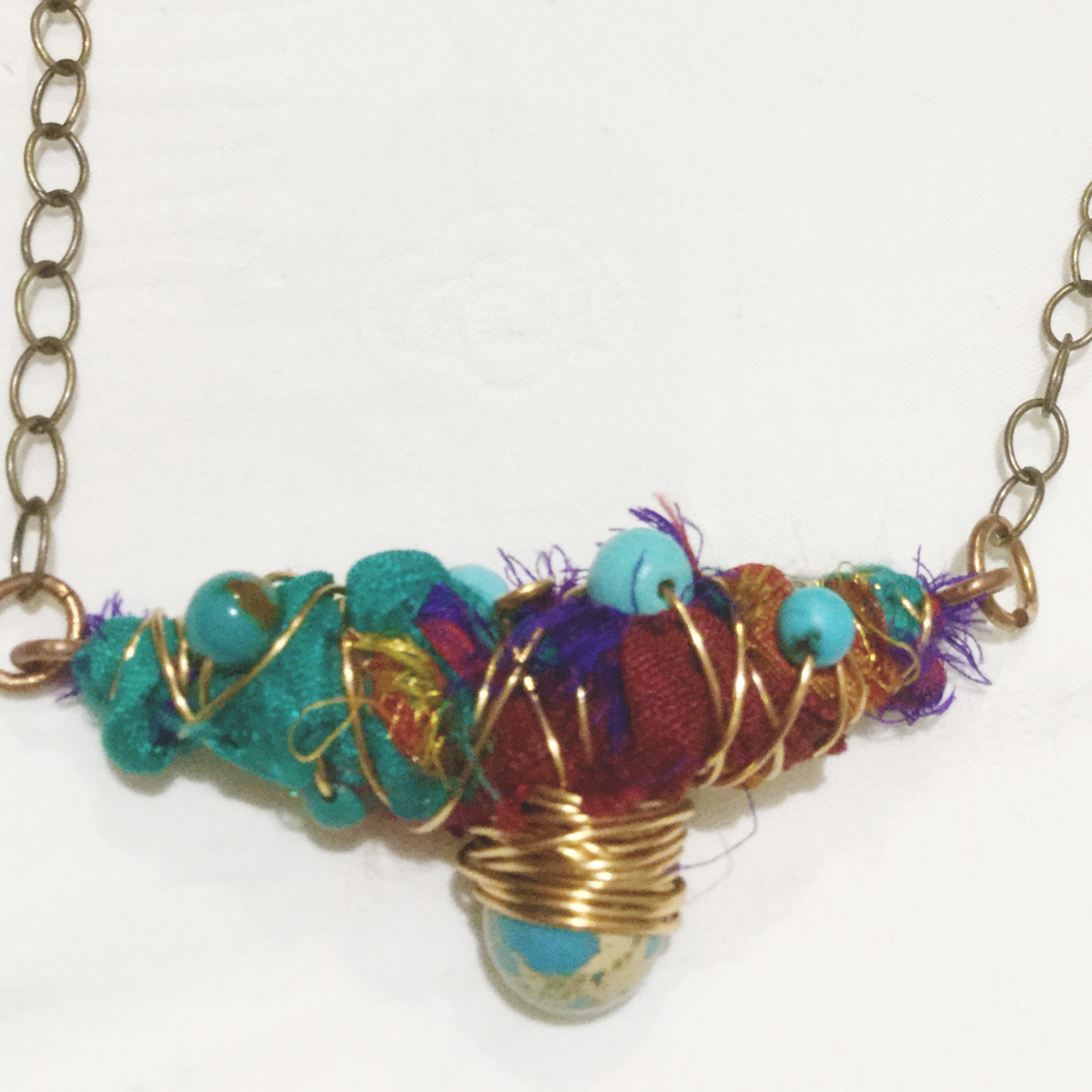 Fiber Art Necklace : 6 Steps (with Pictures) - Instructables