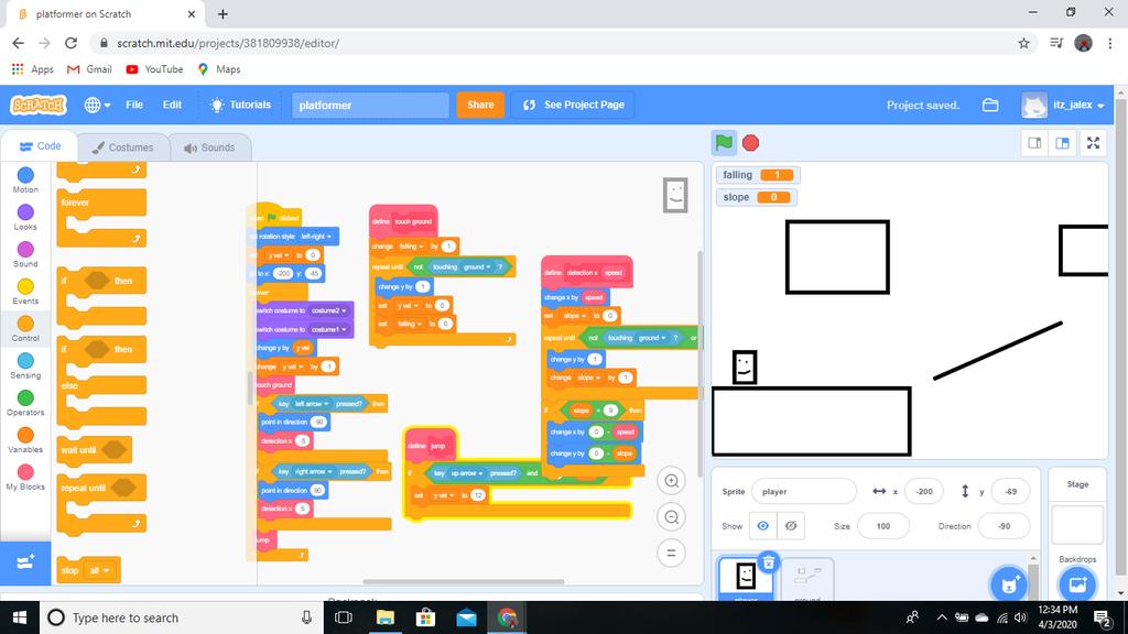 How to Make a Platformer on Scratch : 6 Steps (with Pictures ...