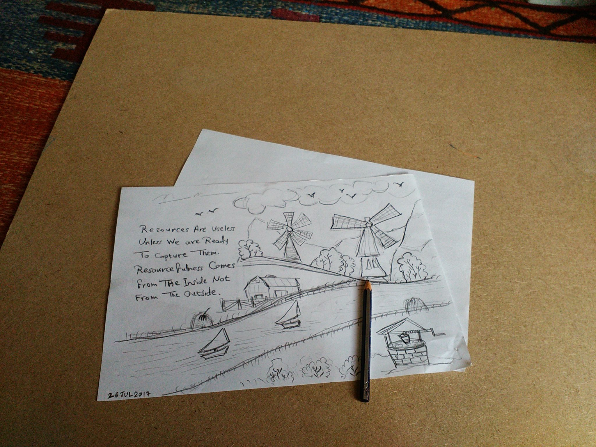 "Abundant Resources" - My Solar Pyrography Art : 4 Steps - Instructables