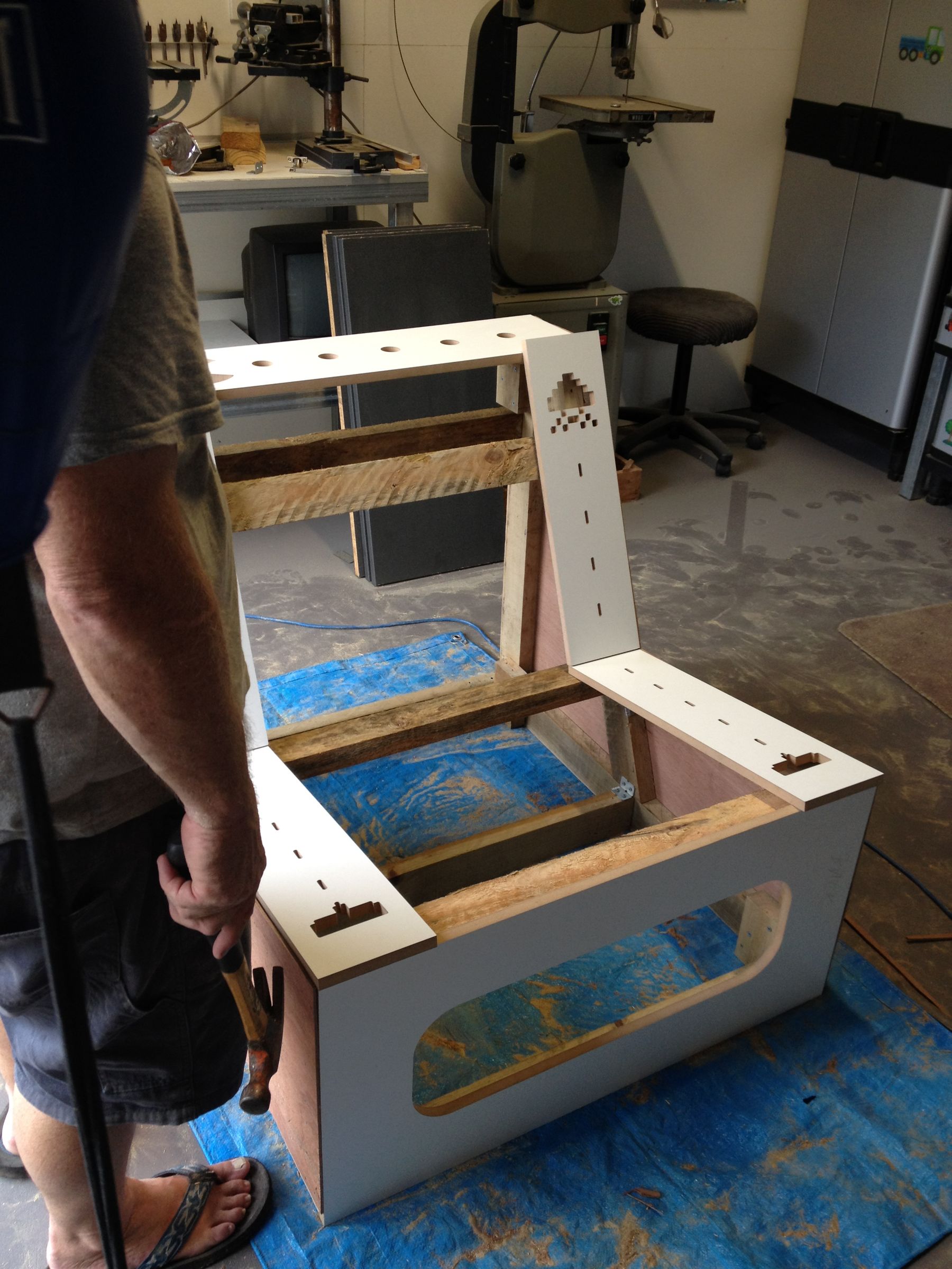 Ultimate Pacman / Space Invaders Gaming Chair With Speakers : 12 Steps ...