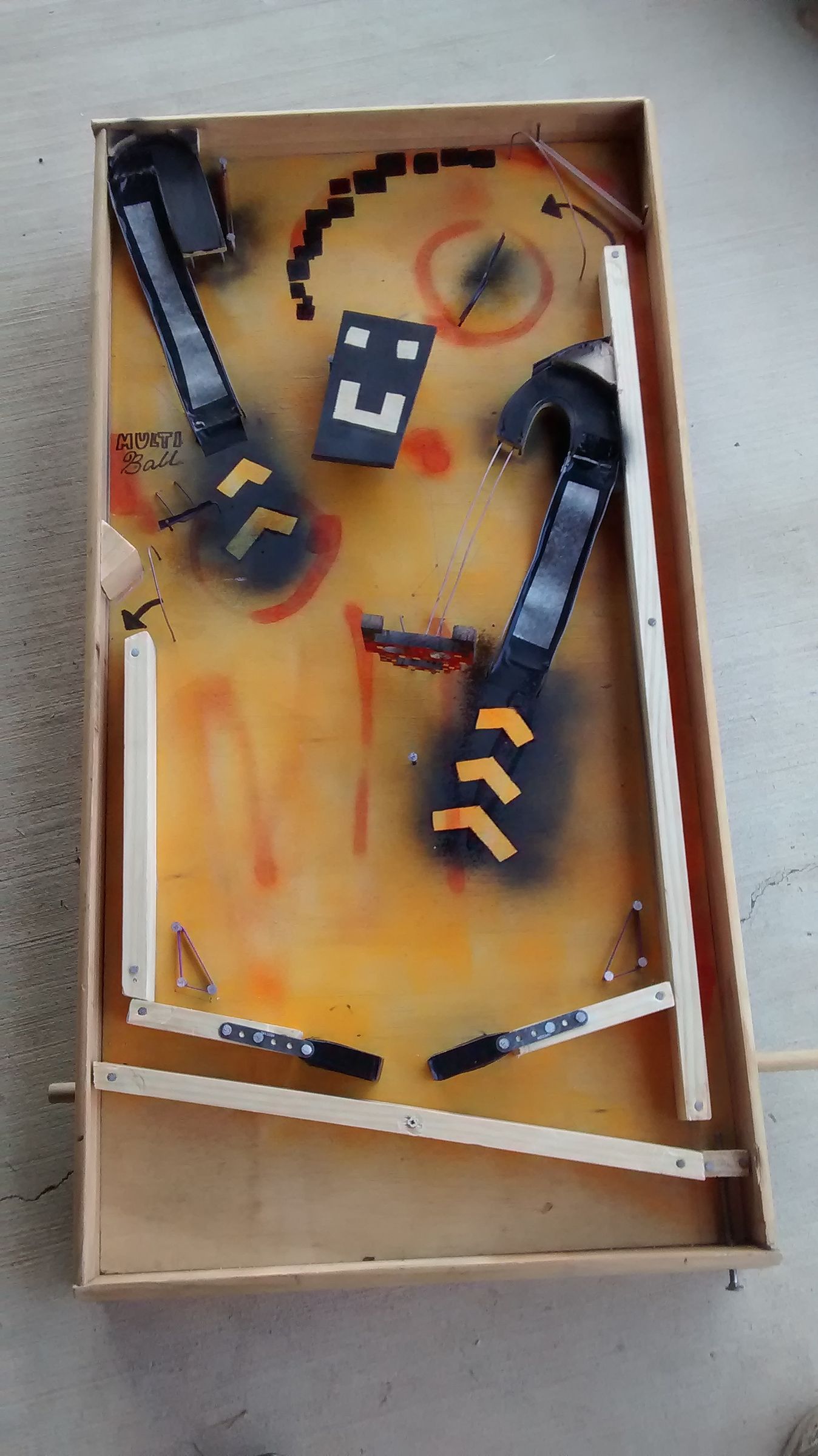 Homemade Pinball Machine : 7 Steps - Instructables
