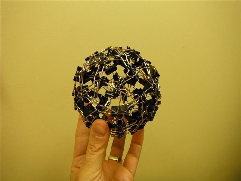 Binder Clip Ball : 6 Steps (with Pictures) - Instructables