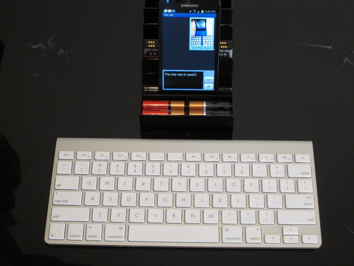 Cell Phone Dock With Bluetooth Keyboard - Instructables