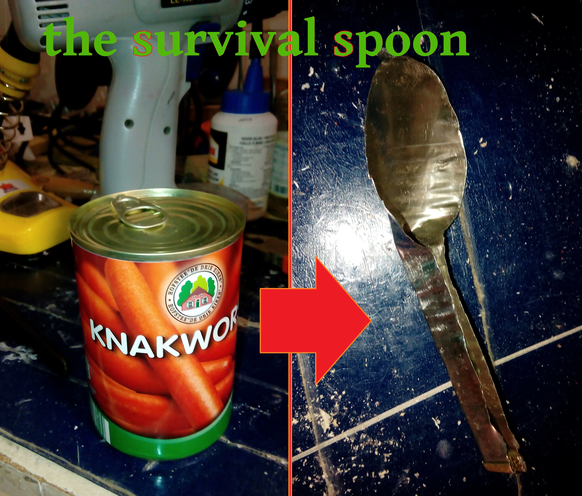 Super Survival Spoon (from Food Can) : 3 Steps - Instructables