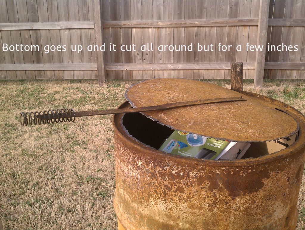 Burn Barrel Lid