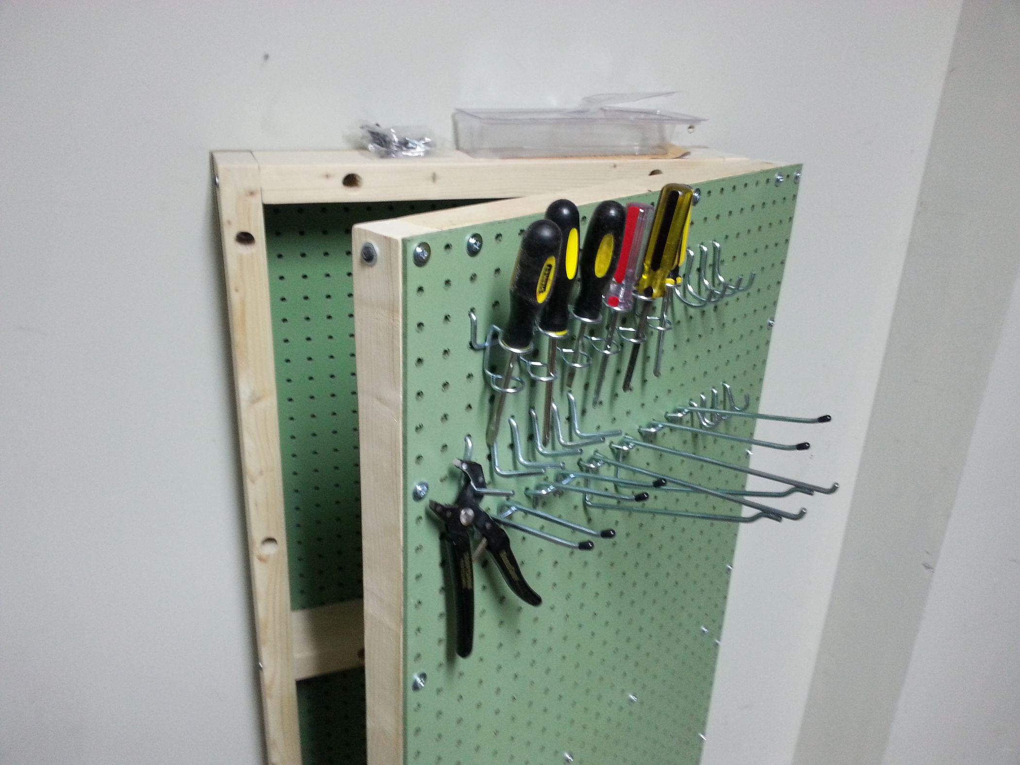 Peg Board Tool Cabinet : 13 Steps - Instructables
