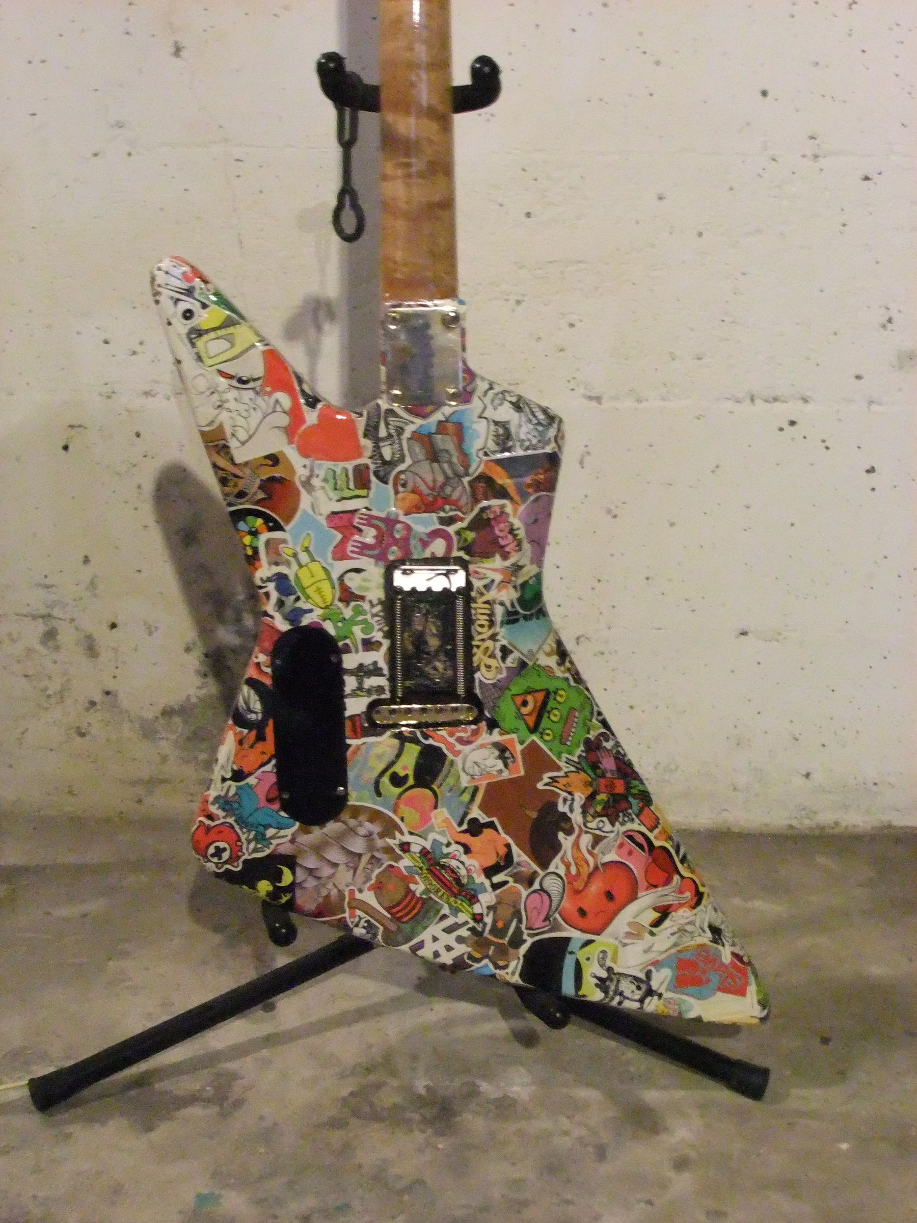 Sticker Bomb Guitar! : 5 Steps (with Pictures) - Instructables