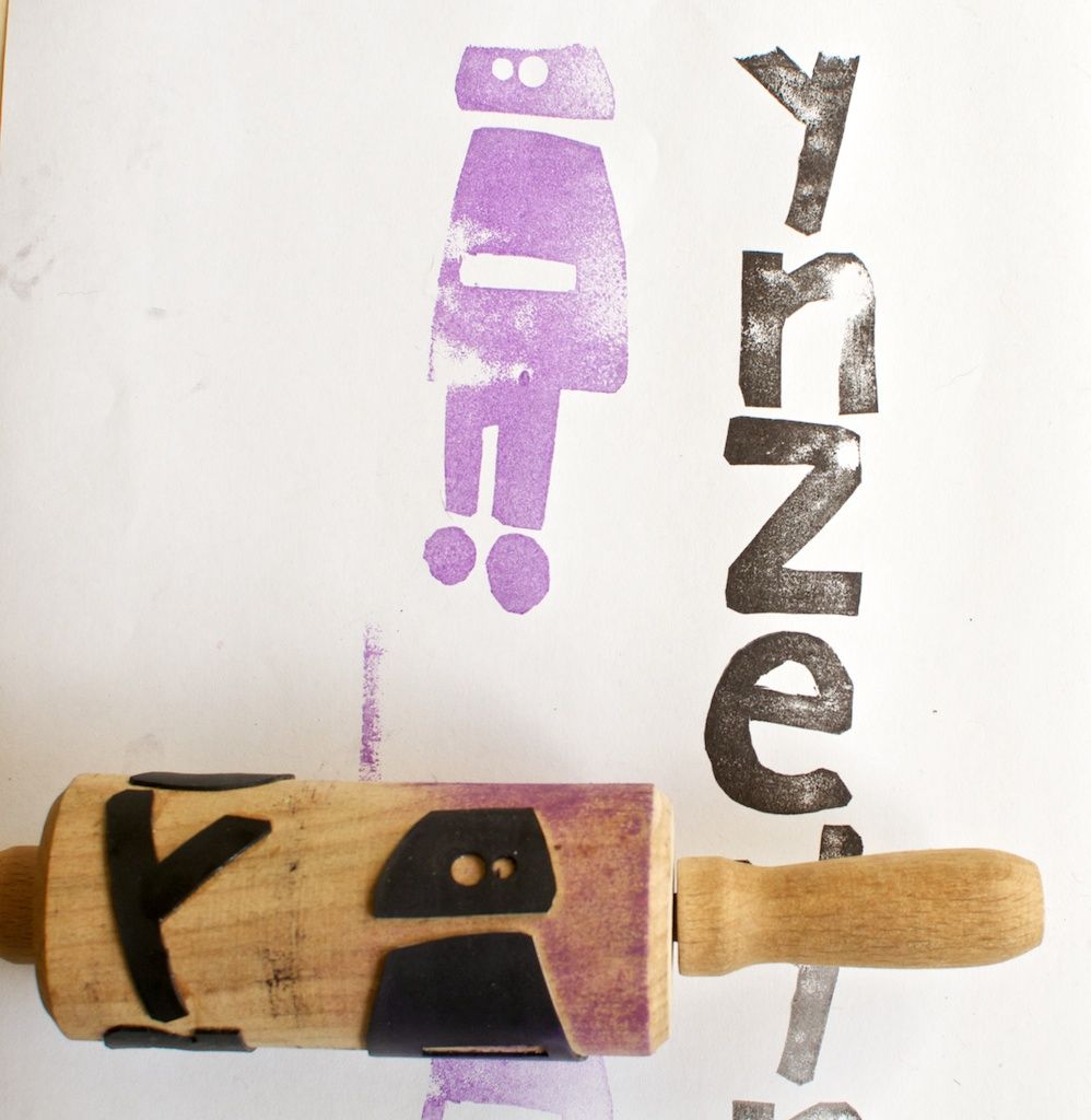 Make a Roller Stamp. a Big One! : 6 Steps (with Pictures) - Instructables