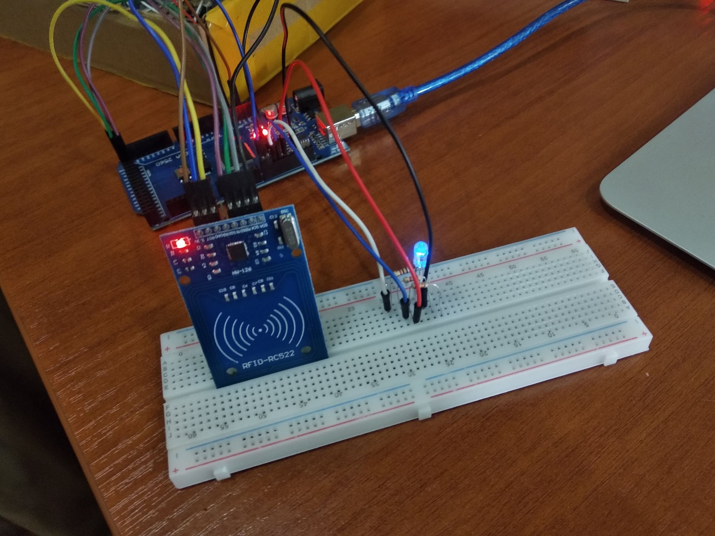 Interfacing RFID-RC522 With Arduino MEGA a Simple Sketch : 4 Steps ...