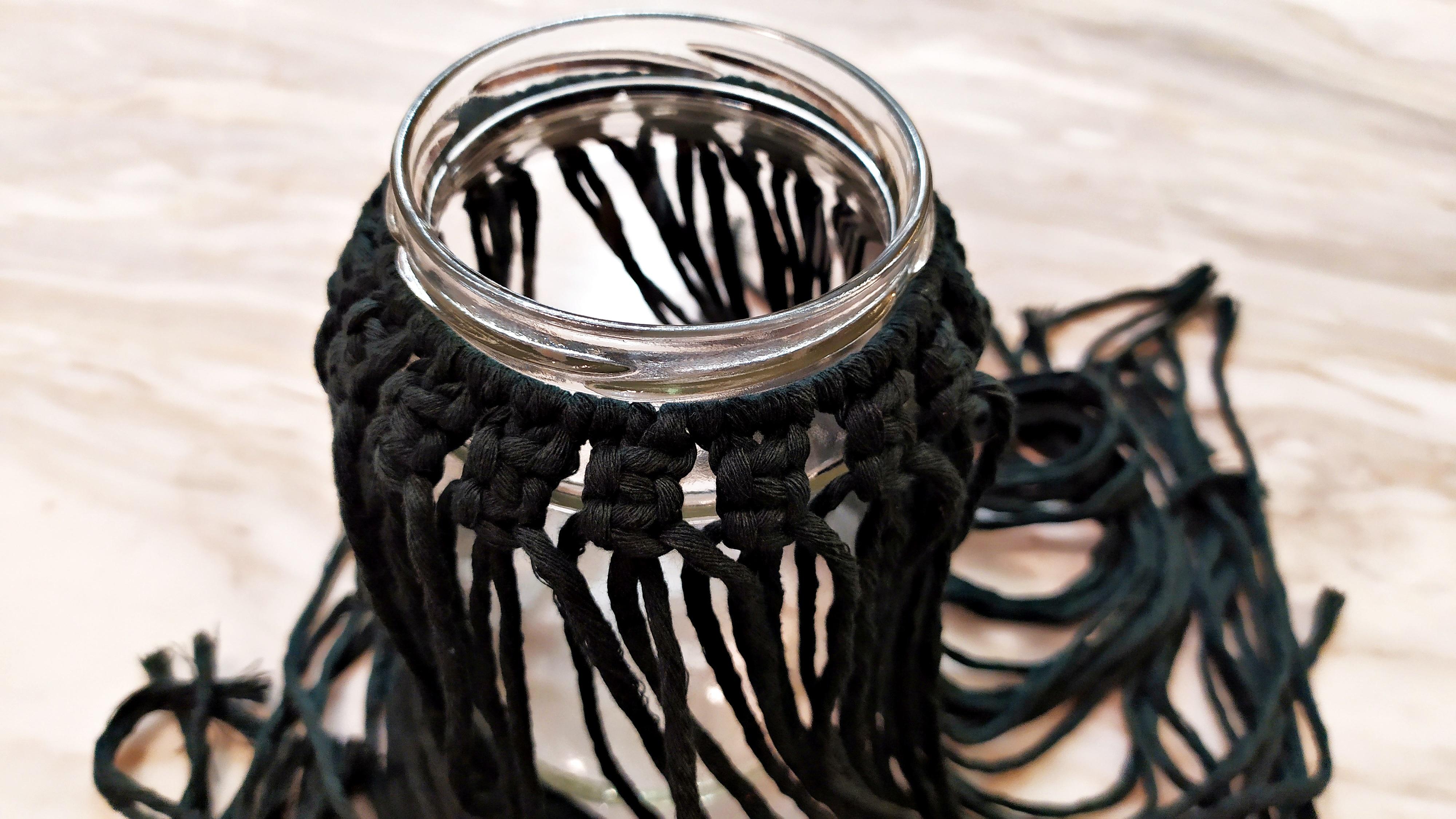 Bohemian Macrame Jar : 9 Steps (with Pictures) - Instructables
