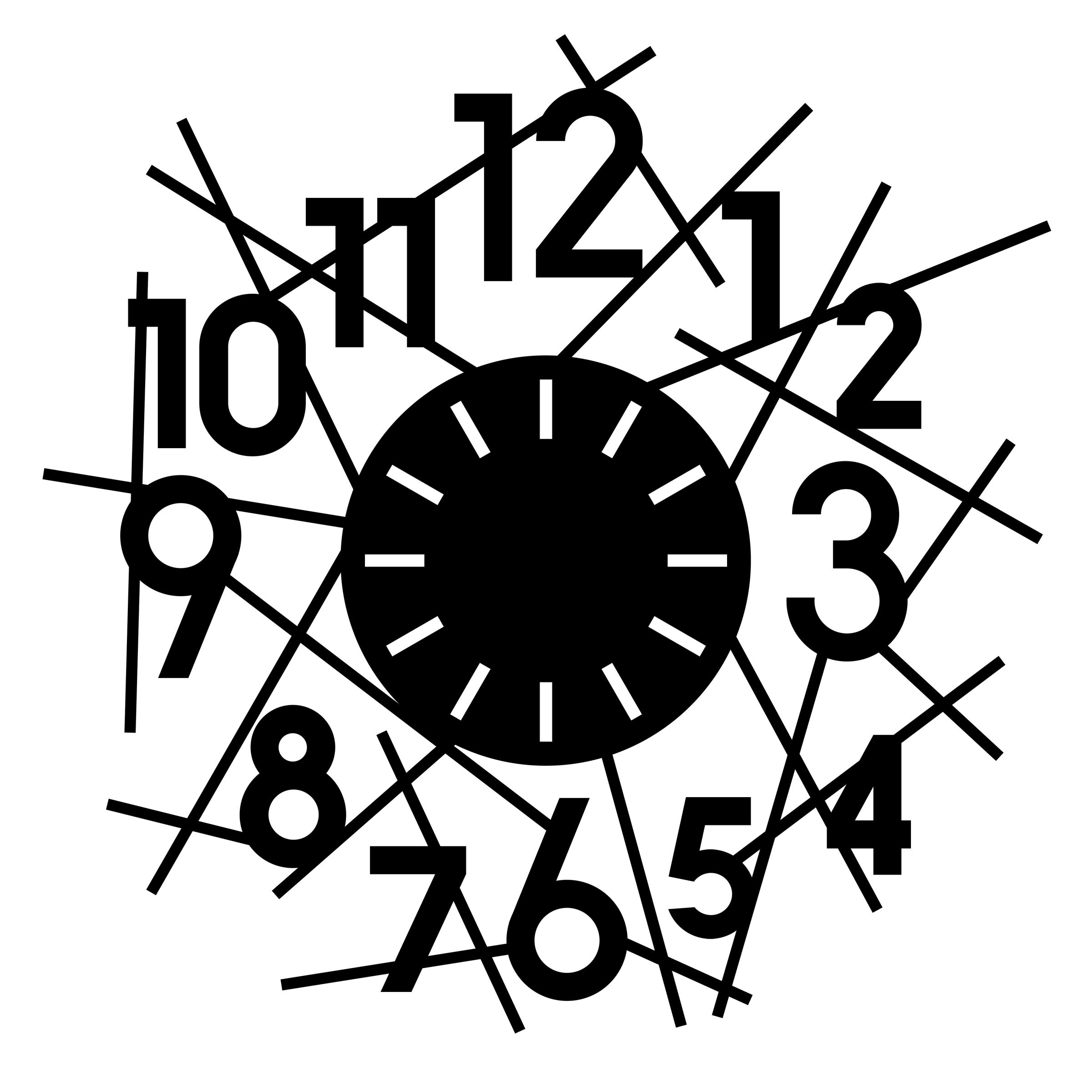 Easy Modern Wall Clock (3 Models) : 5 Steps (with Pictures) - Instructables
