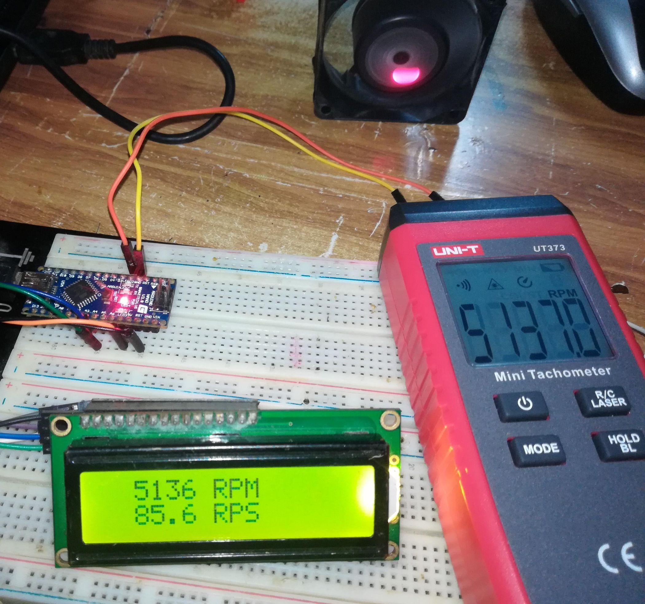 Hack a UT373 Mini Tachometer and Connect It to an Arduino : 12 Steps ...