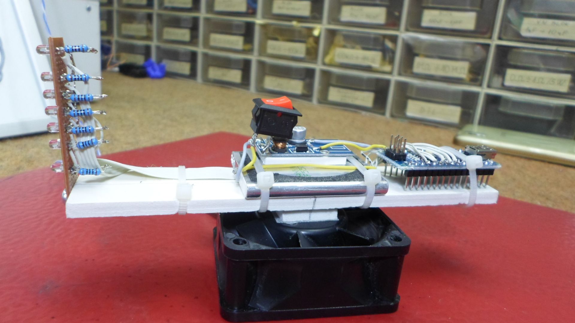 Arduino Horisontal POV Display : 3 Steps - Instructables